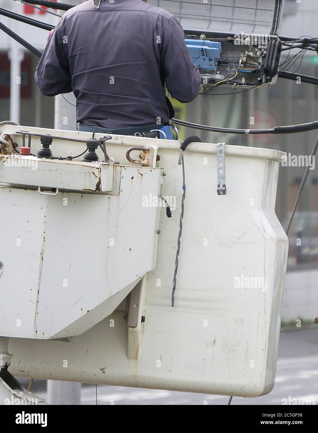 electrical construction work Stock Photo - Alamy