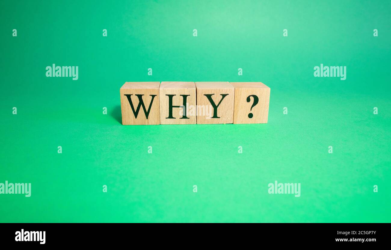 Why concept word hi-res stock photography and images - Alamy