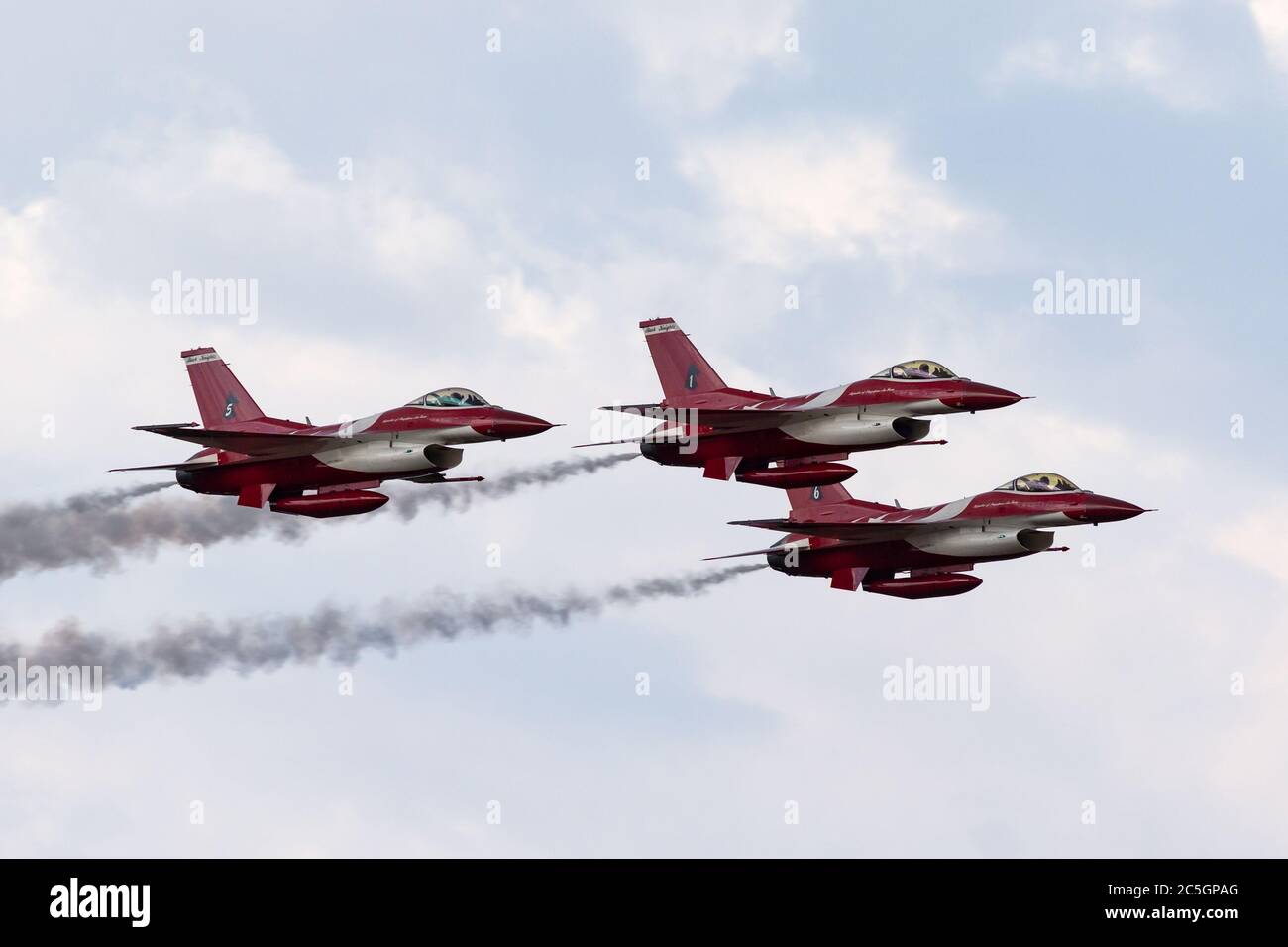 Republic of Singapore Air Force (RSAF) Lockheed Martin F-16CJ Fighting ...