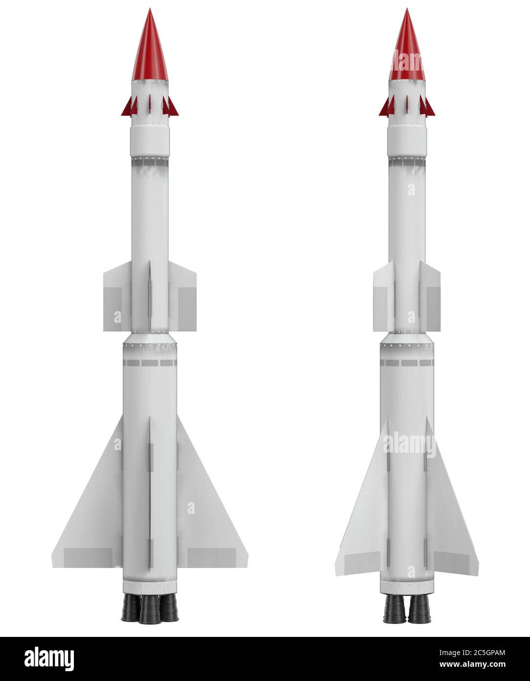 Radar guided missile Cut Out Stock Images & Pictures - Alamy