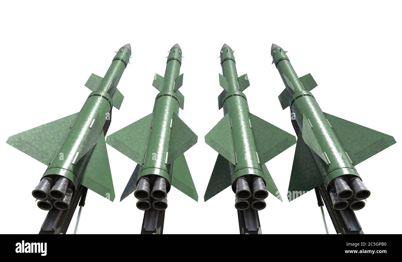 Radar guided missile Cut Out Stock Images & Pictures - Alamy