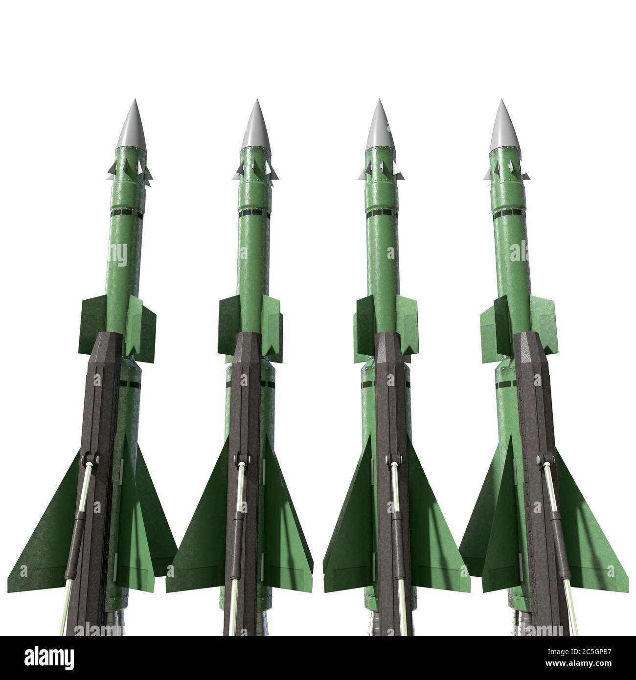 Radar guided missile Cut Out Stock Images & Pictures - Alamy