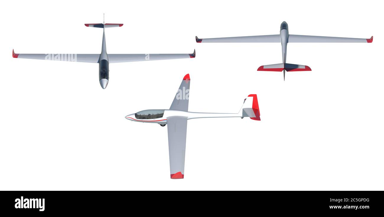 Airplane from back view Cut Out Stock Images & Pictures - Alamy