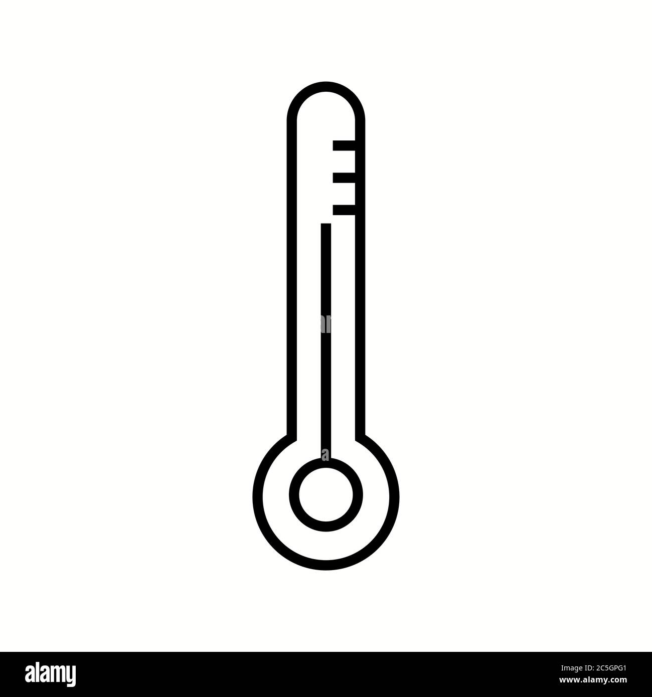 Unique thermometer Vector Line Icon Stock Vector Image & Art - Alamy