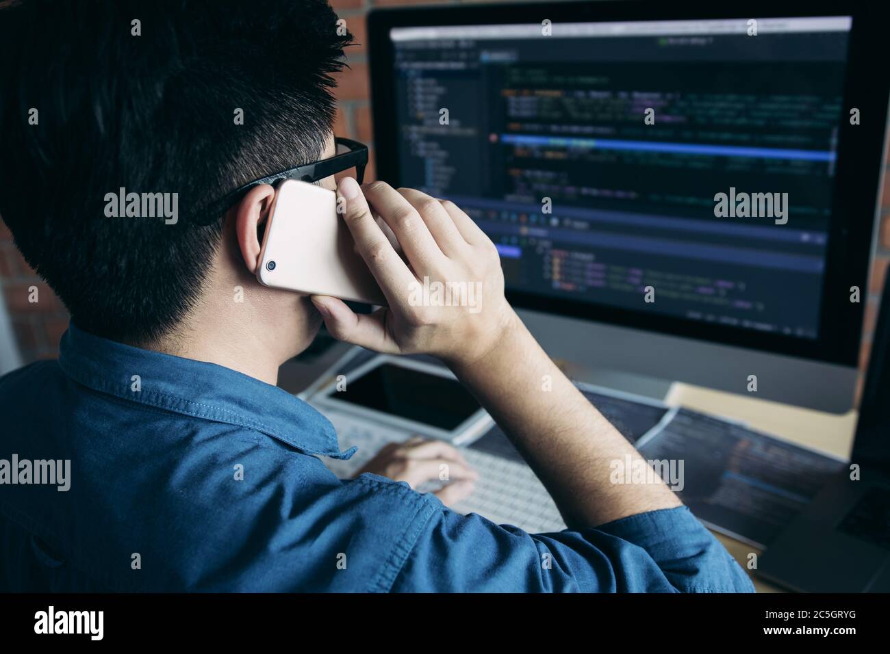 Software developers are busy making systems and calling partners to ...