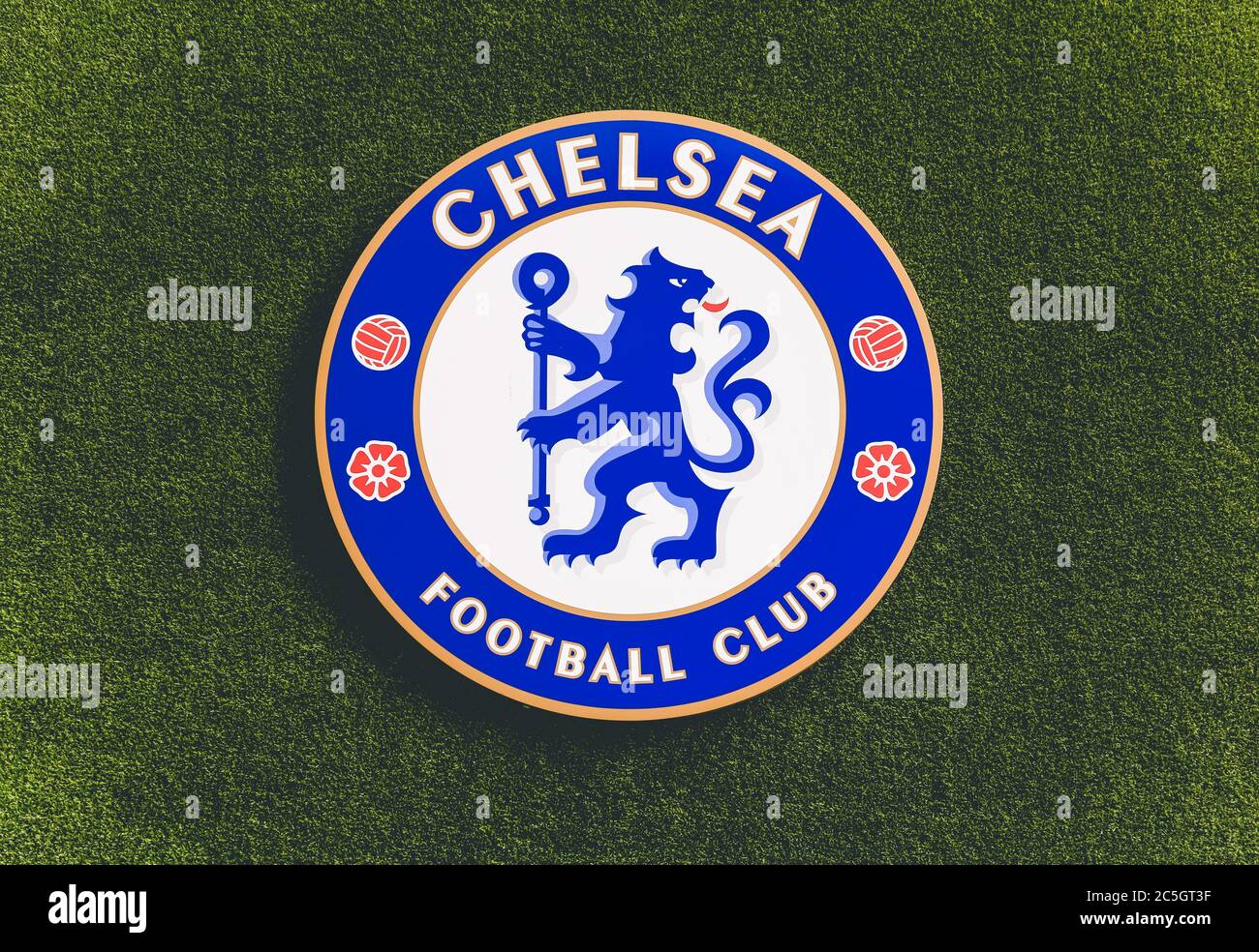Chelsea fc logo stamford bridge hi-res stock photography and images - Alamy