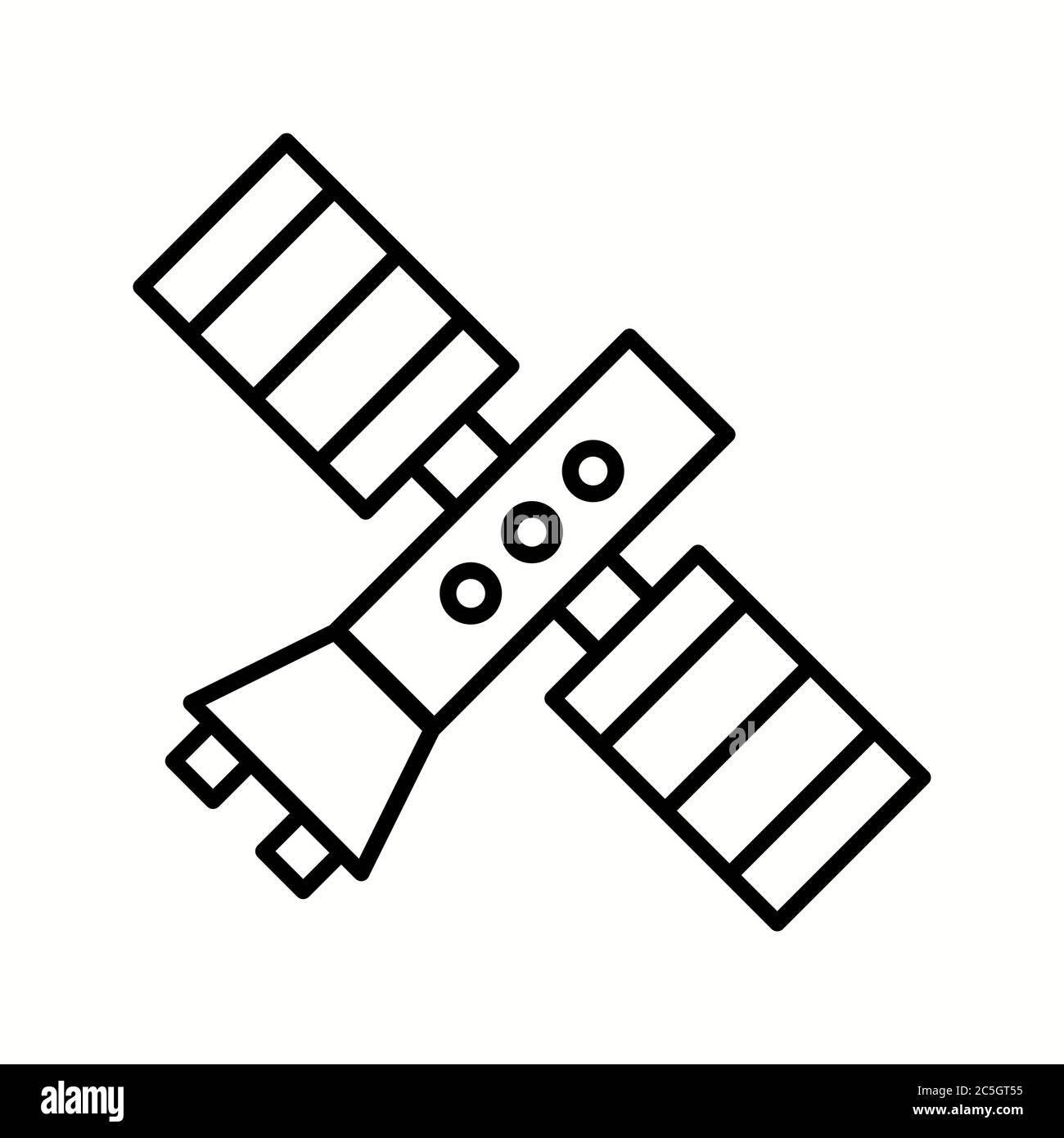 Unique Satellite Vector Line Icon Stock Vector Image & Art - Alamy