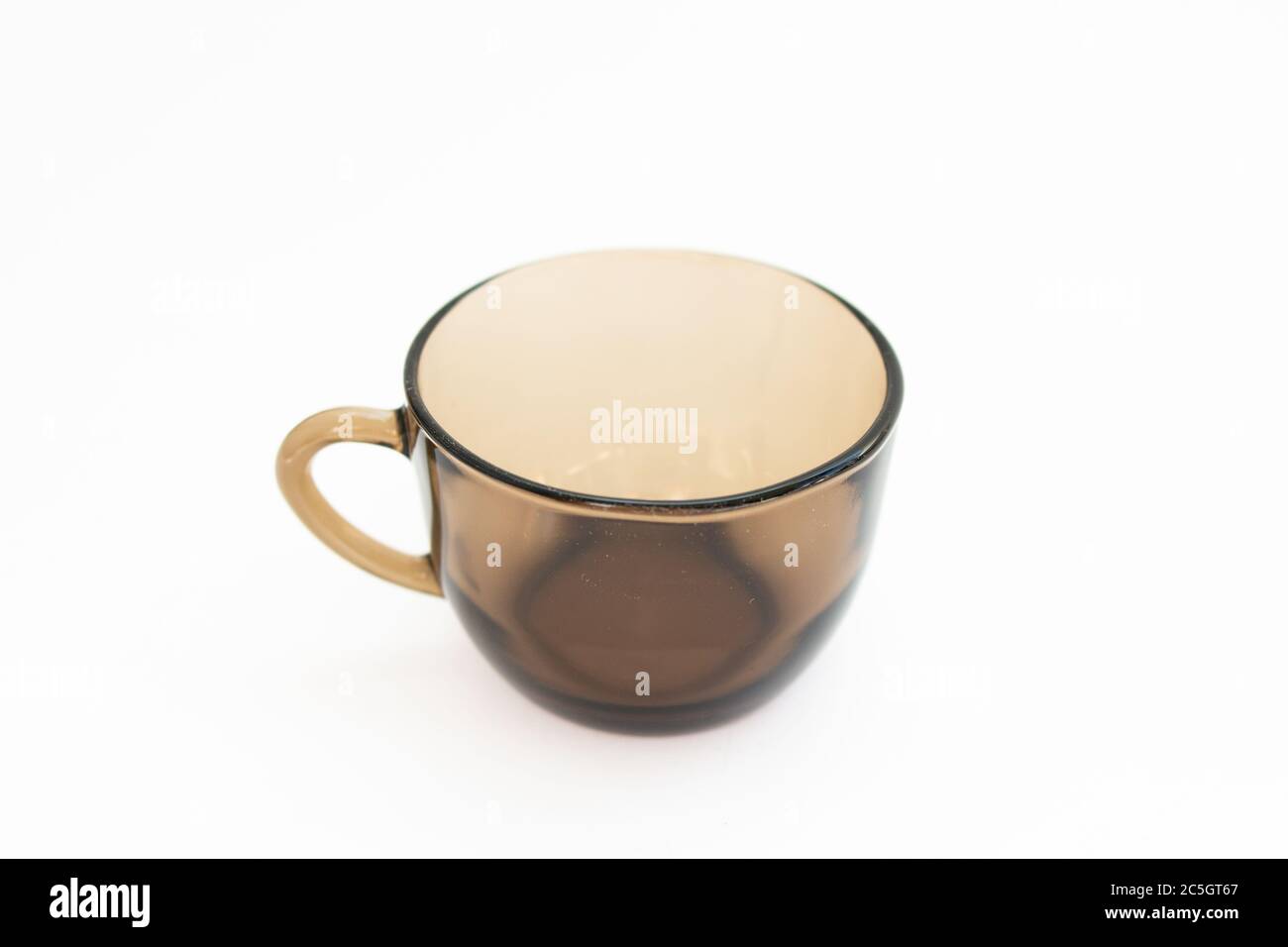 transparent coffee cup on white background Stock Photo - Alamy