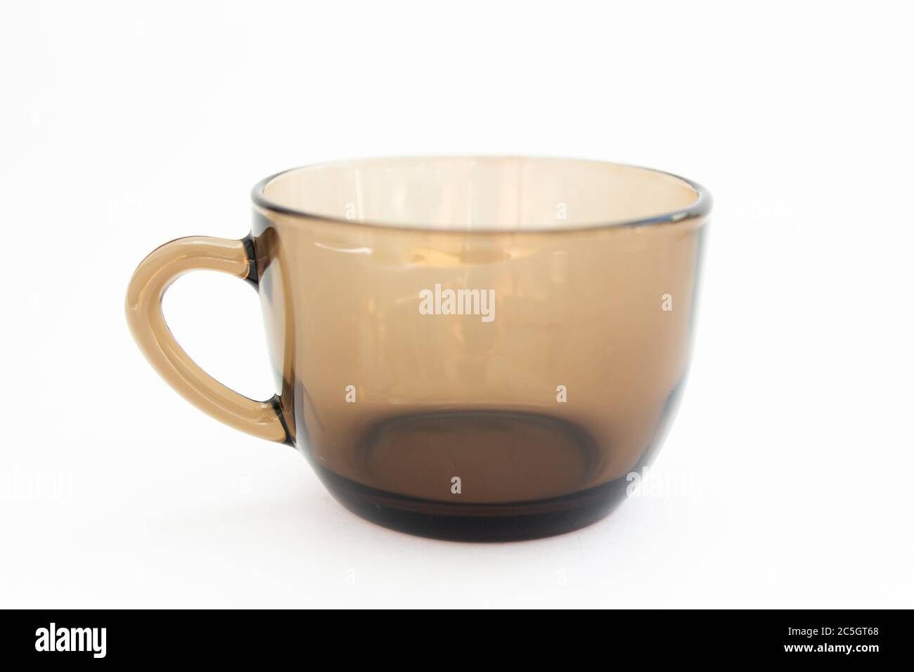 transparent coffee cup on white background Stock Photo - Alamy