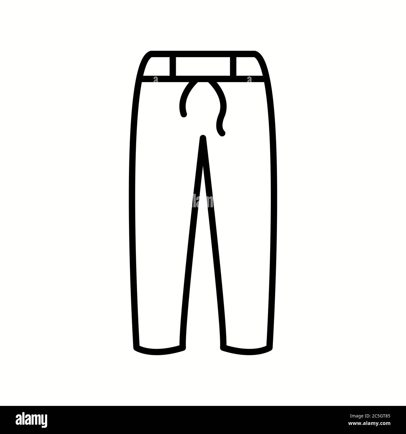Unique Trouser Vector Line Icon Stock Vector Image & Art - Alamy