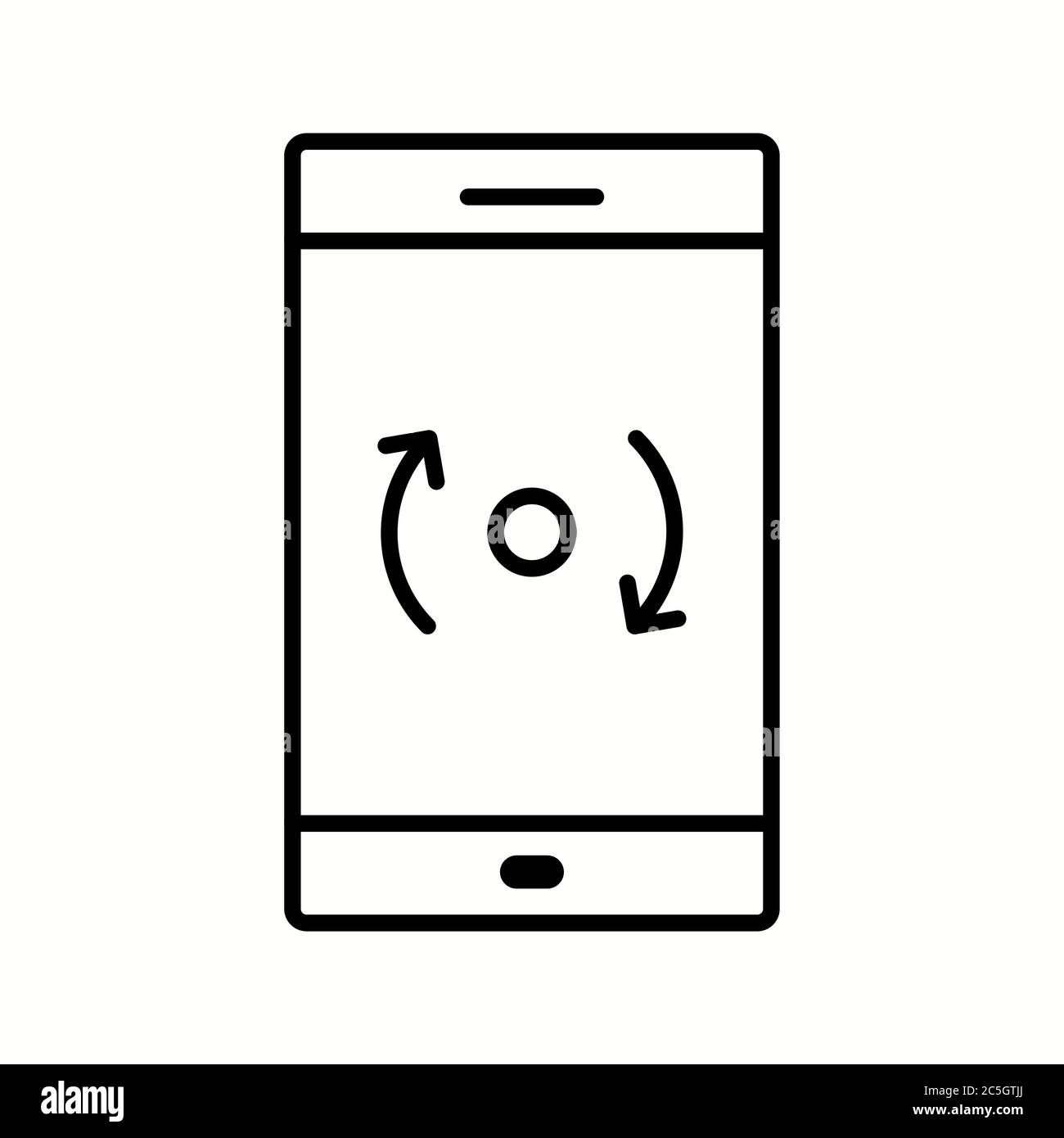 Unique Backup and Reset Vector Line Icon Stock Vector Image & Art - Alamy