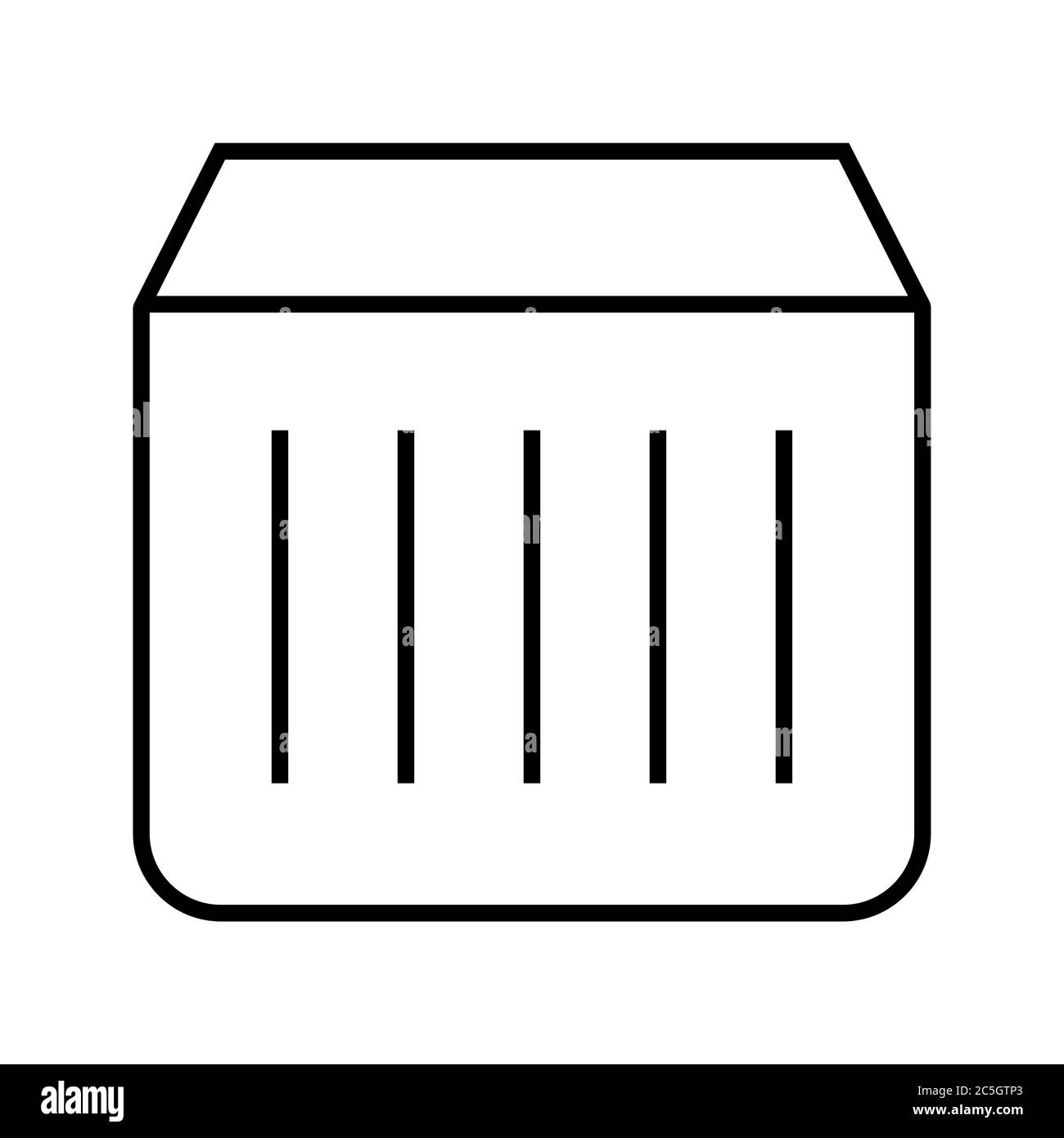 Unique Colors Box Vector Line Icon Stock Vector Image & Art - Alamy