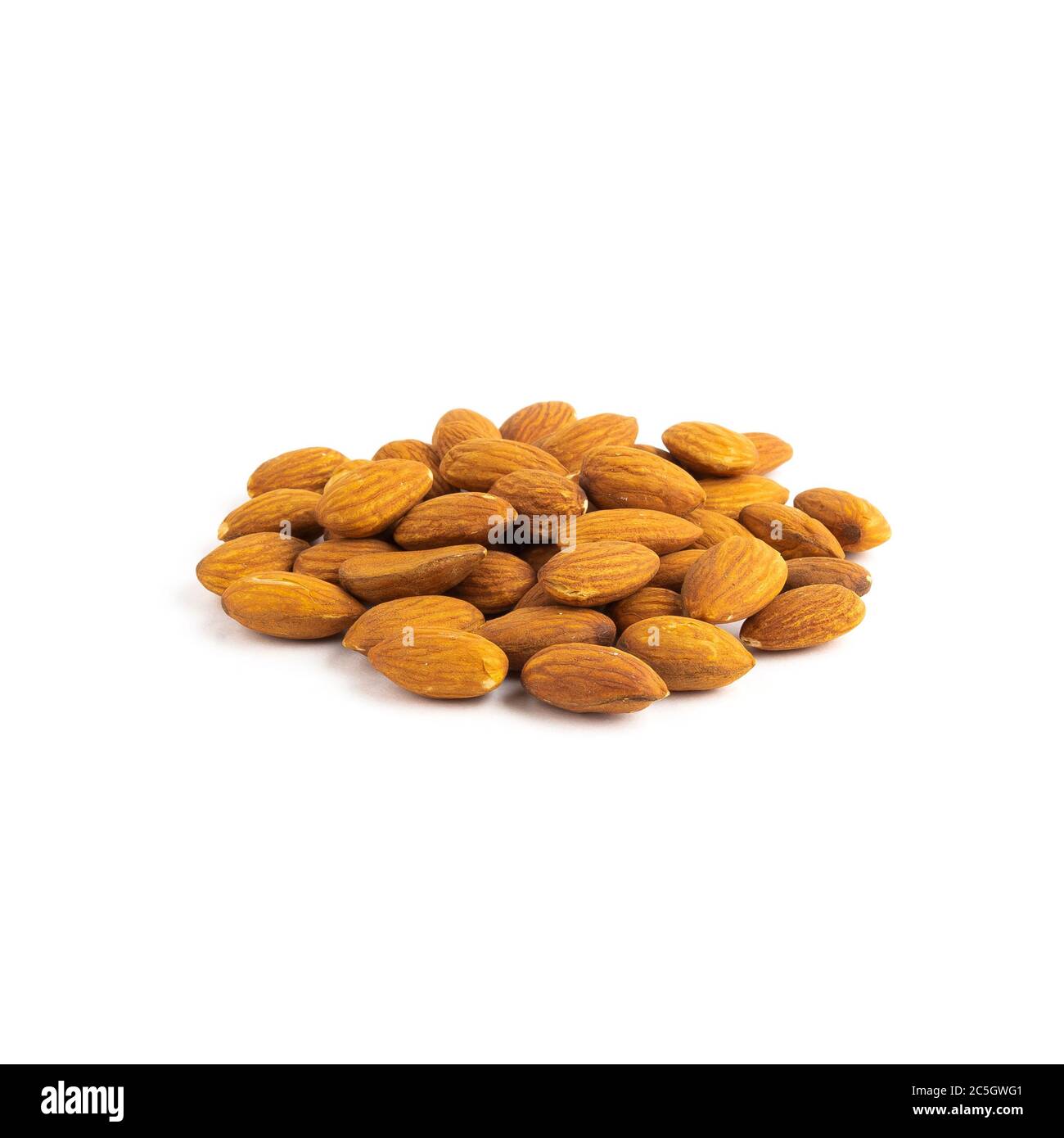Roasted almond pile Cut Out Stock Images & Pictures - Alamy
