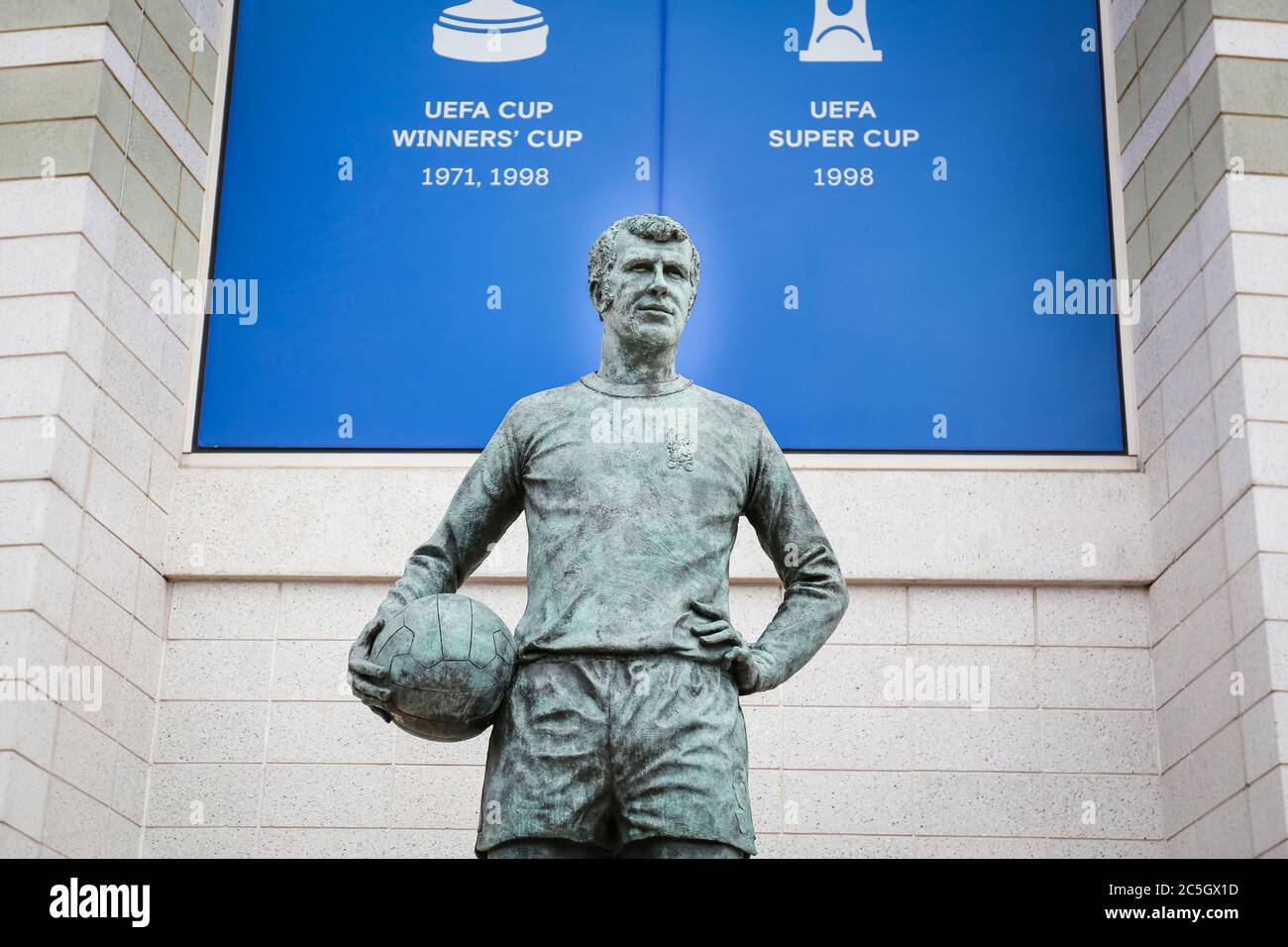 London, UK. Peter Osgood. Chelsea Football Club. Stamford Bridge ...