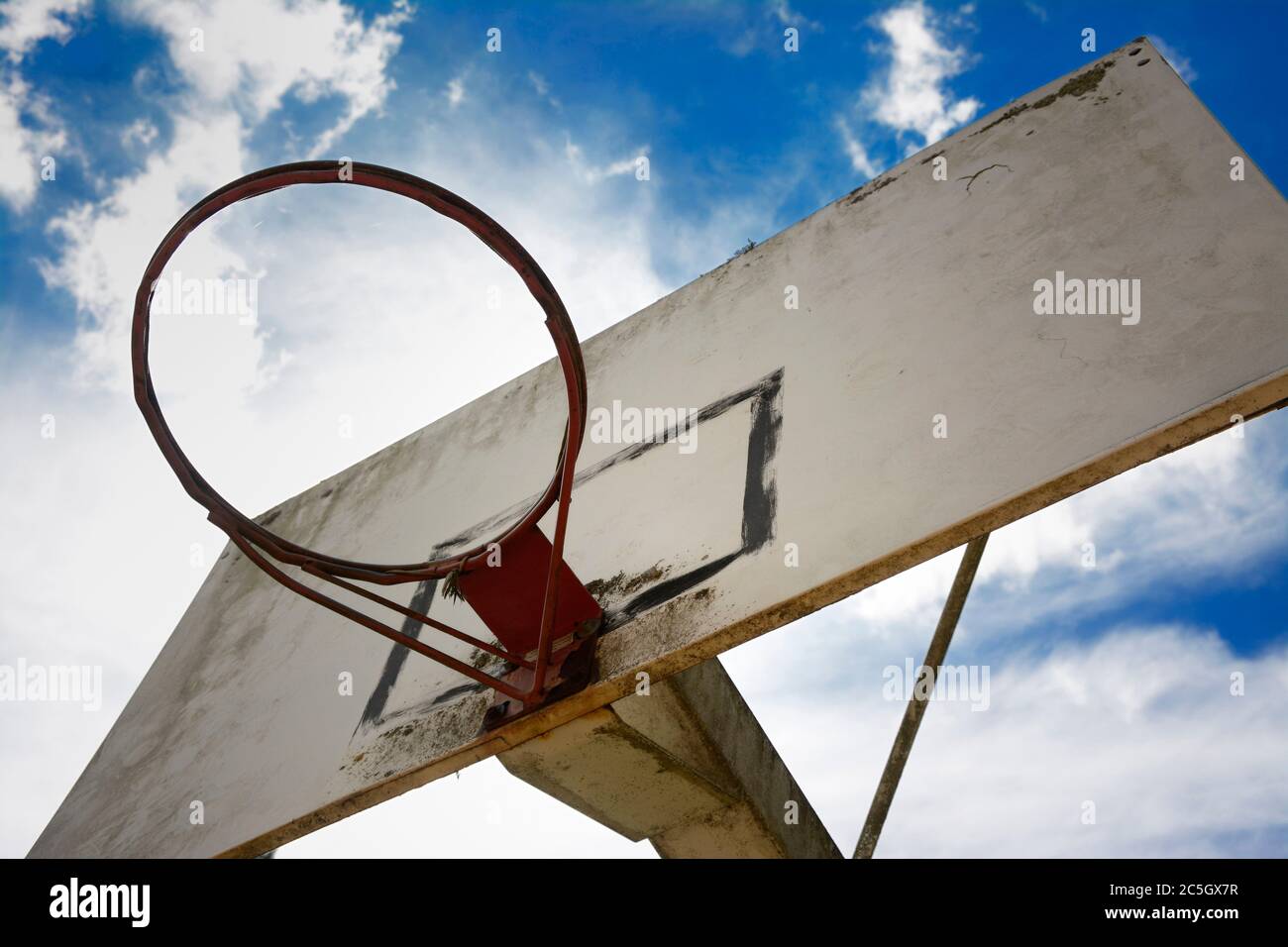 Old Basketball Hoop High Resolution Stock Photography and Images - Alamy