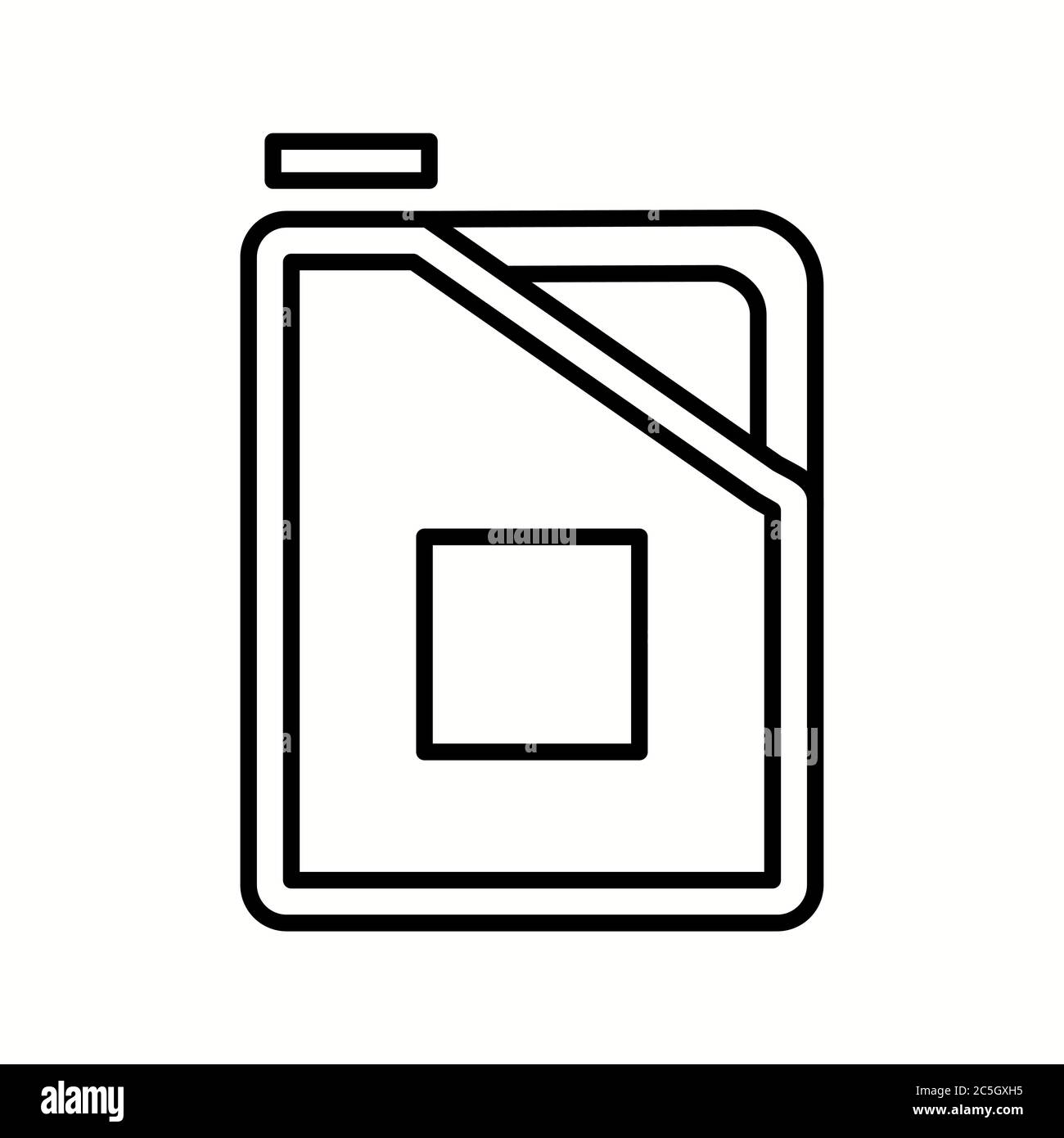 Unique Diesel Can Vector Line Icon Stock Vector Image & Art - Alamy