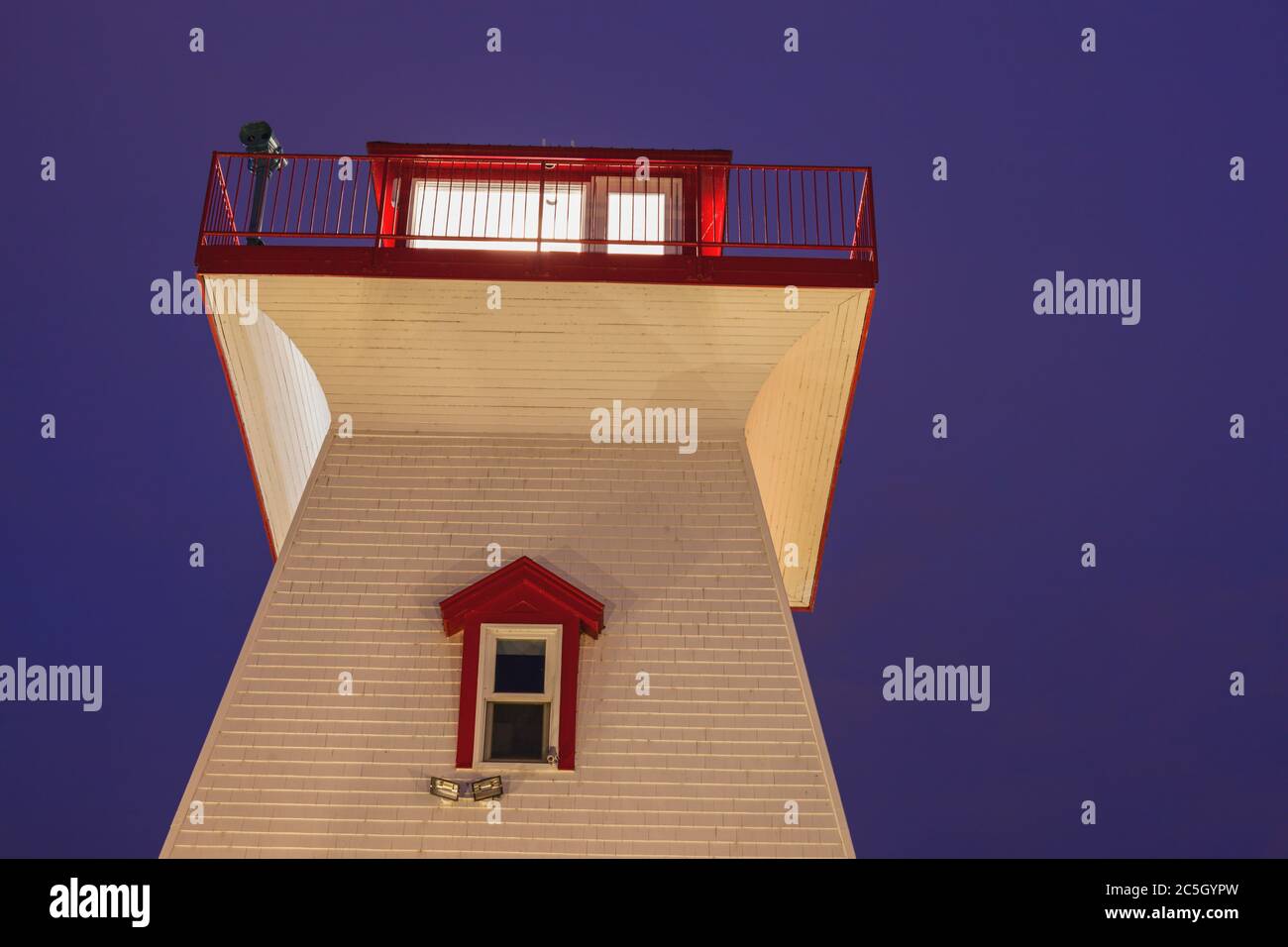 Lighthouse in Fredericton. Fredericton, New Brunswick, Canada Stock ...