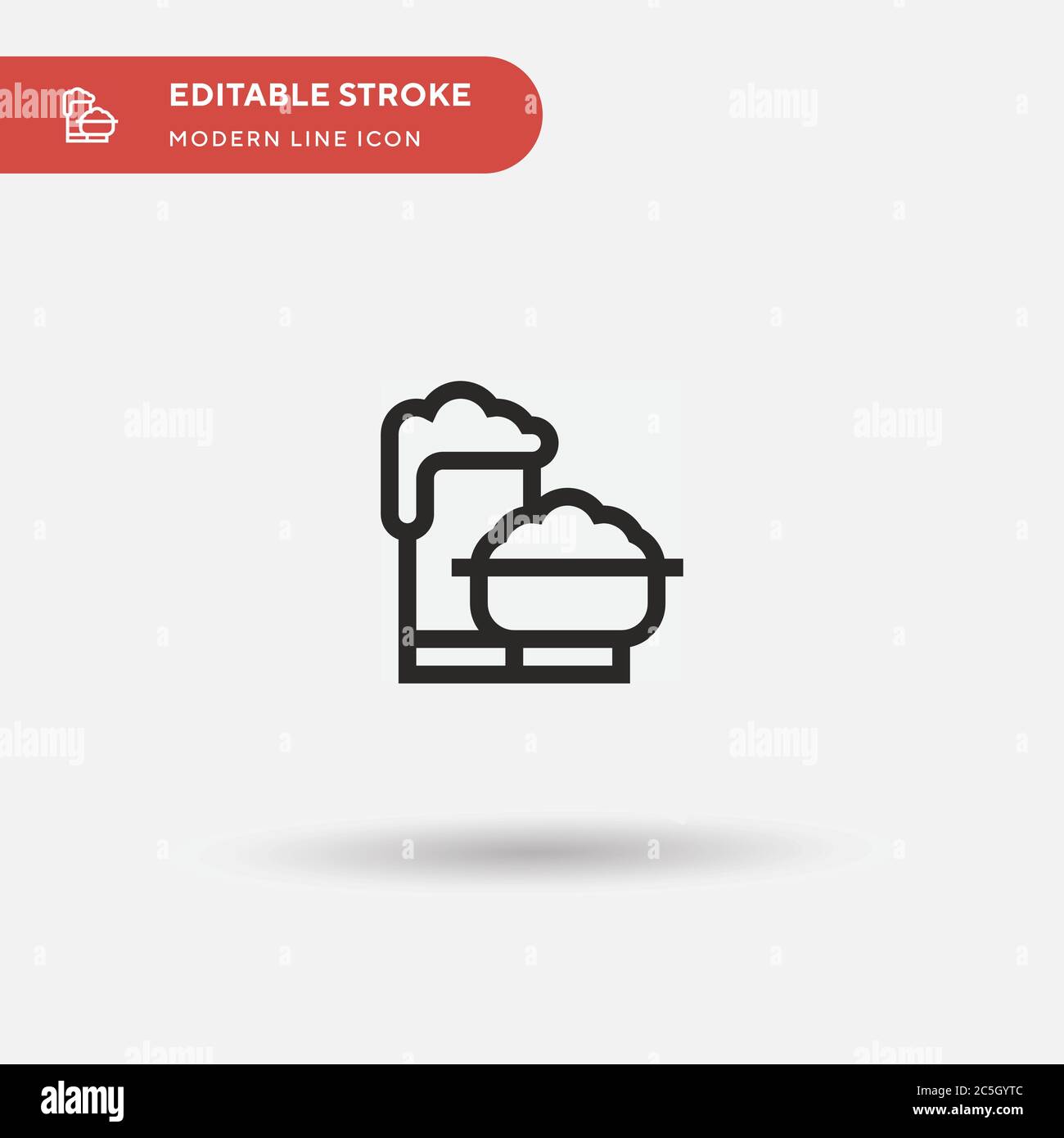 Malt Simple vector icon. Illustration symbol design template for web ...