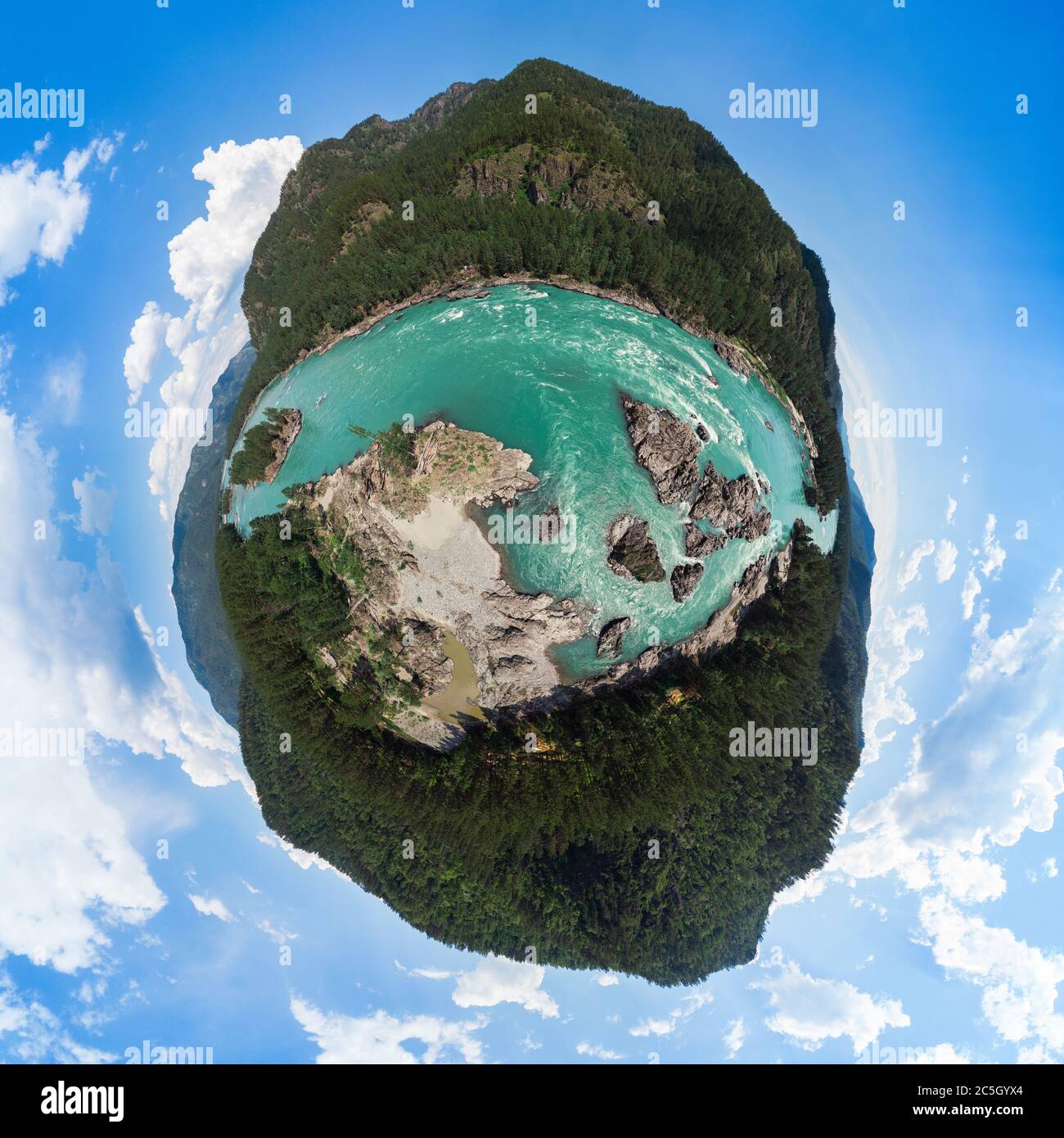 Beautiful 360 panorama aerial shot hi-res stock photography and images ...
