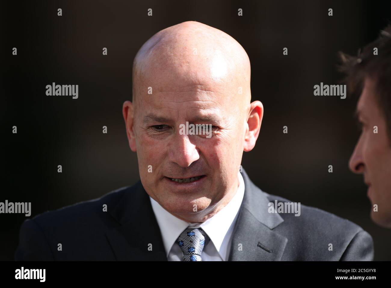 NSW Labor leader John Robertson pictured after the state funeral of ...