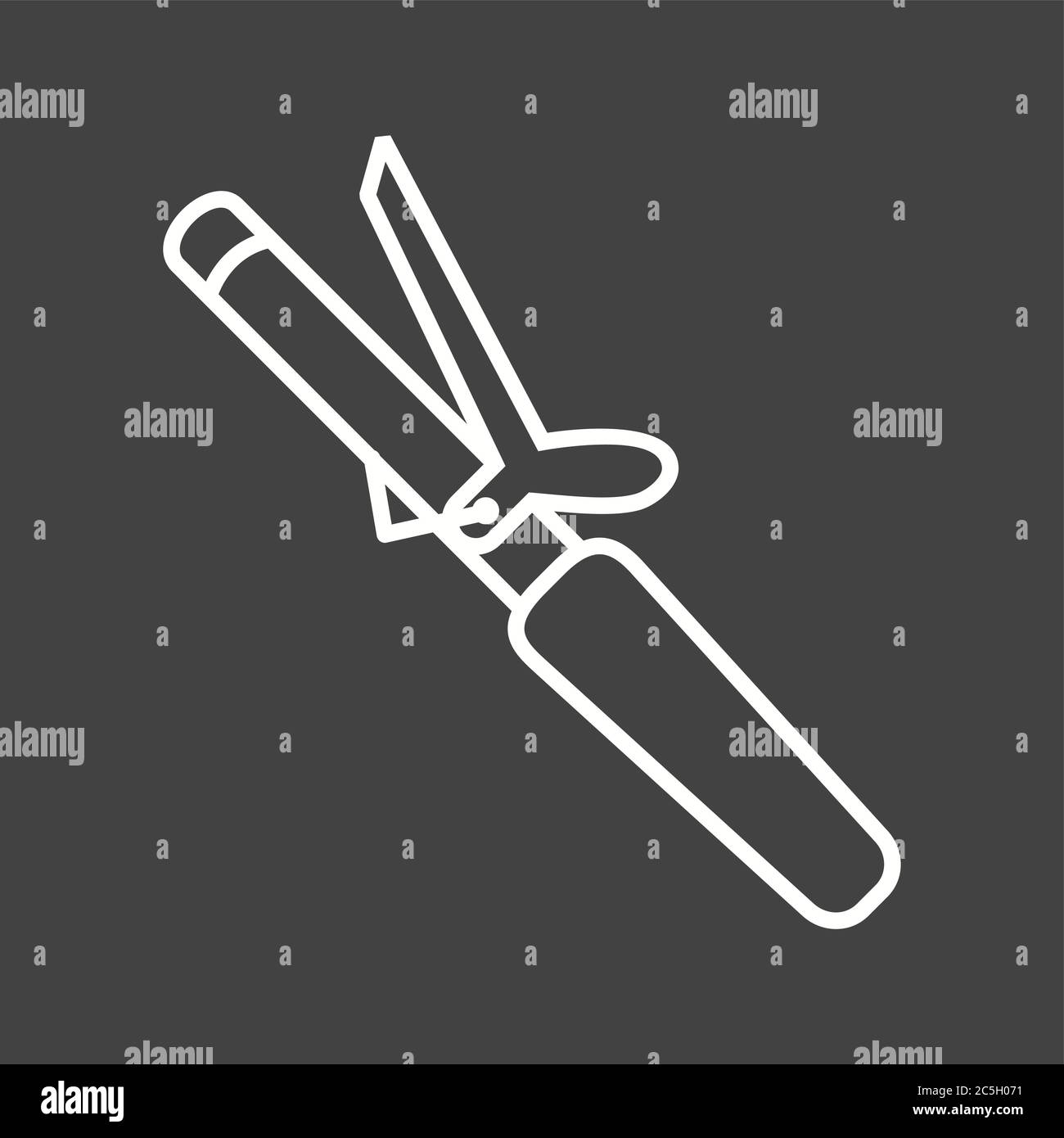 Hair roller Stock Vector Images - Alamy