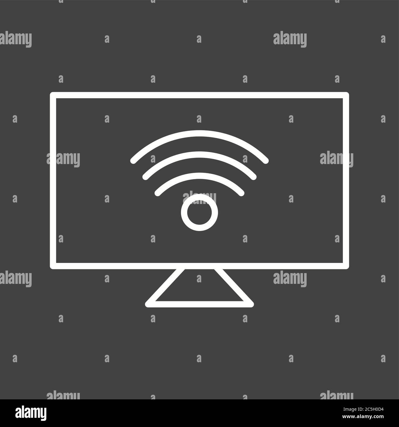 Unique News On Internet Vector Line Icon Stock Vector Image & Art - Alamy