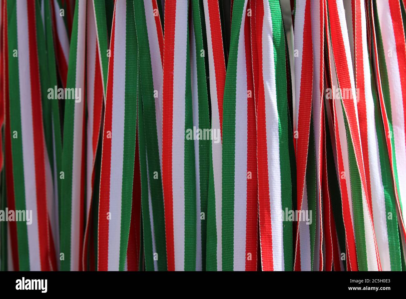 italian flag color stripes green white and red stripe Stock Photo - Alamy