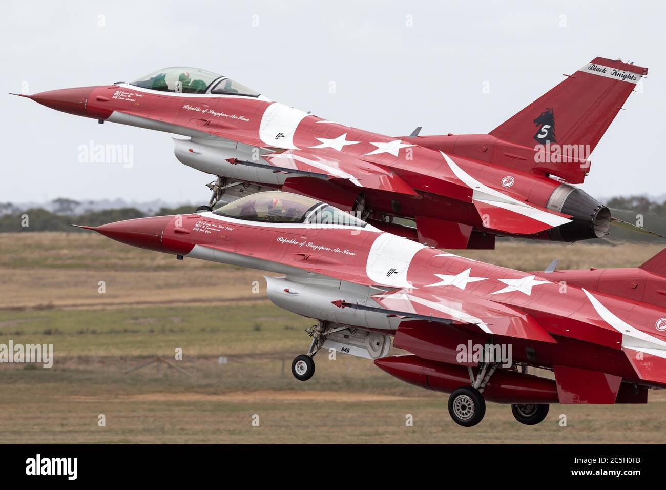 Republic of Singapore Air Force (RSAF) Lockheed Martin F-16CJ Fighting ...