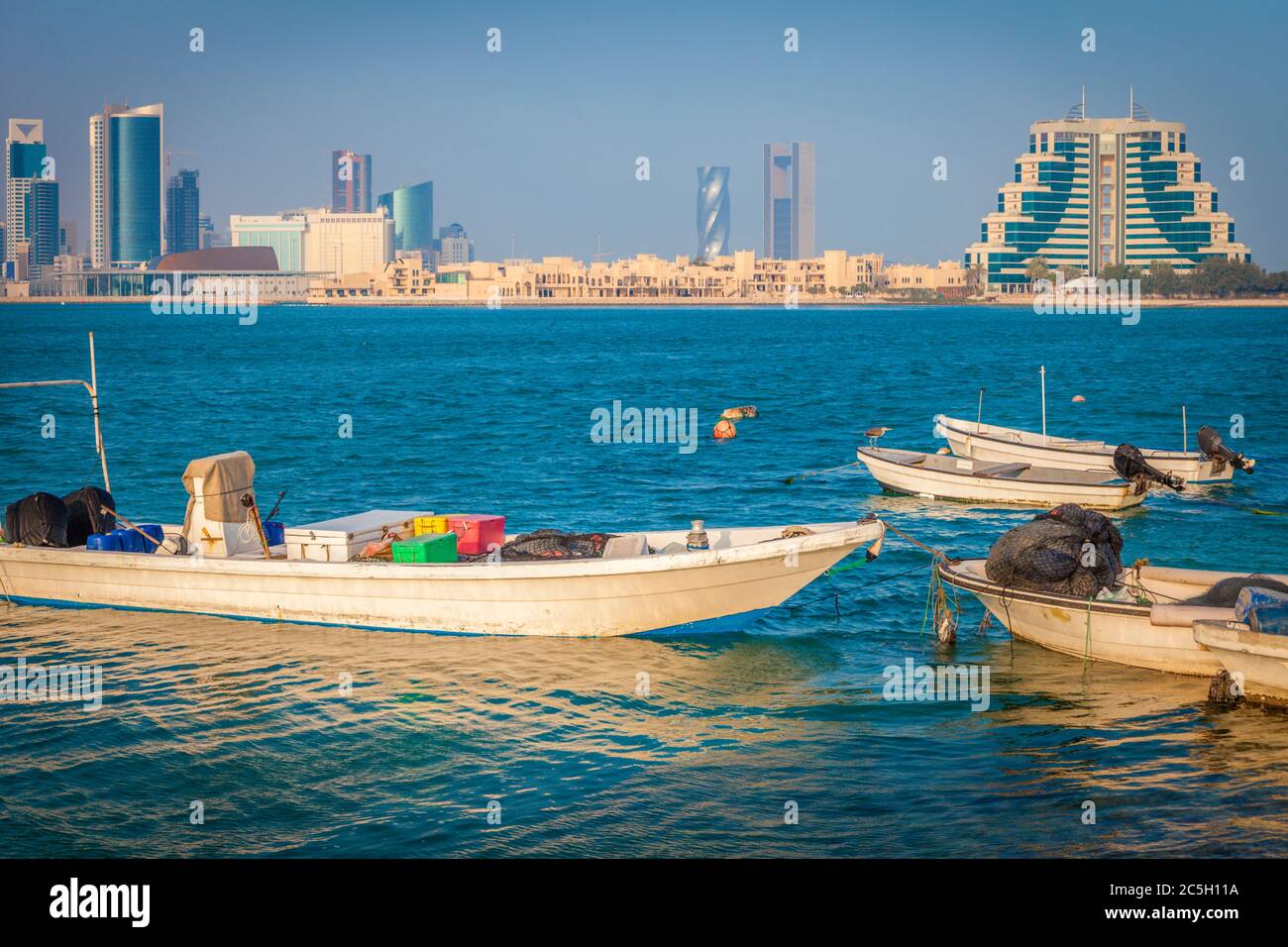 Panorama of Manama. Manama, Bahrain Stock Photo - Alamy
