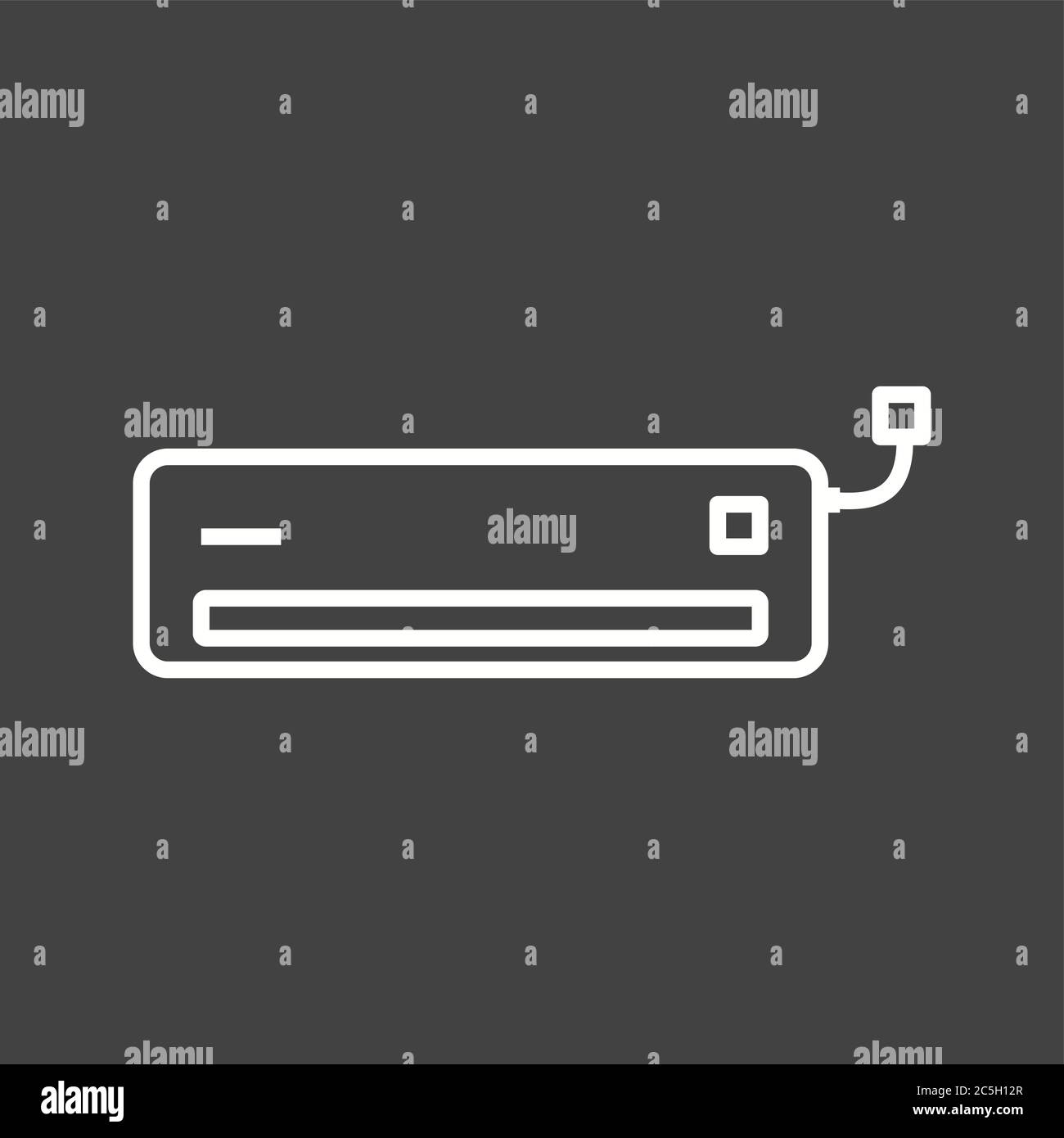 Unique Air Conditioner Line Vector Icon Stock Vector Image & Art - Alamy