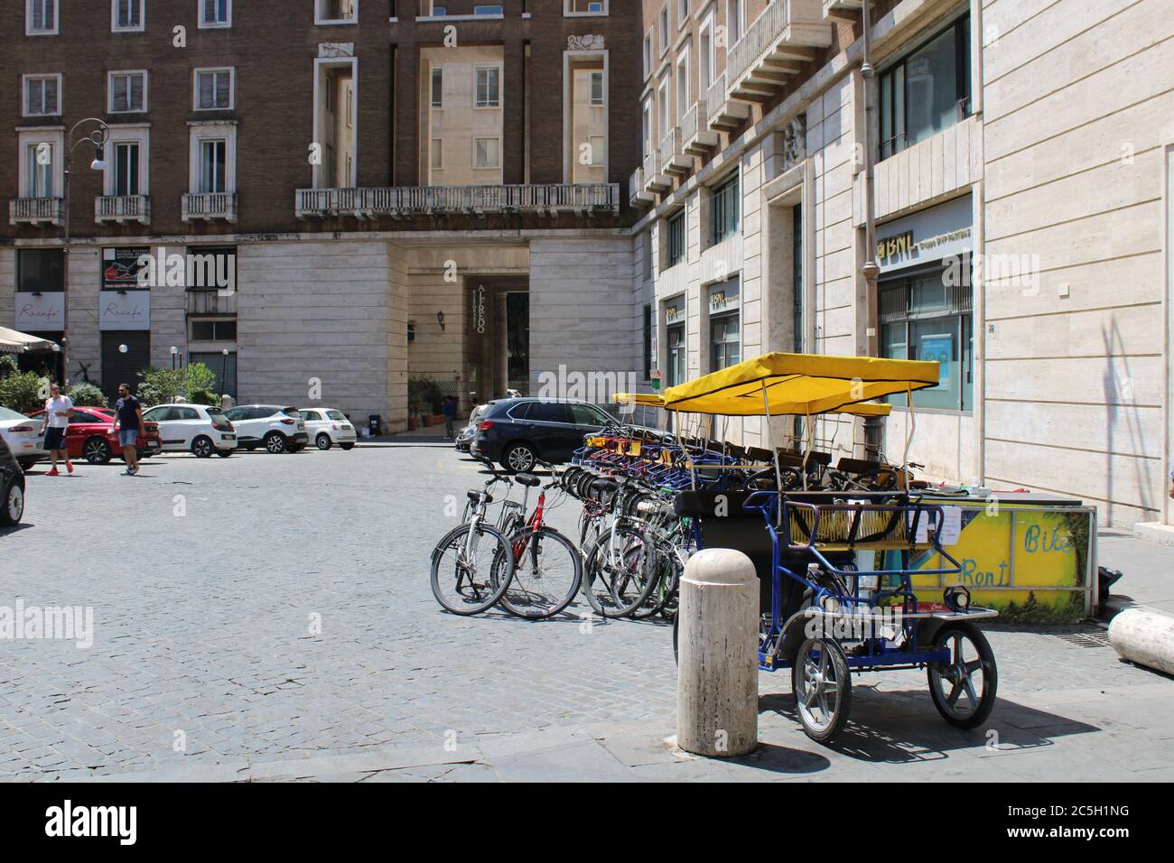 Rome italy city center view Stock Photo - Alamy