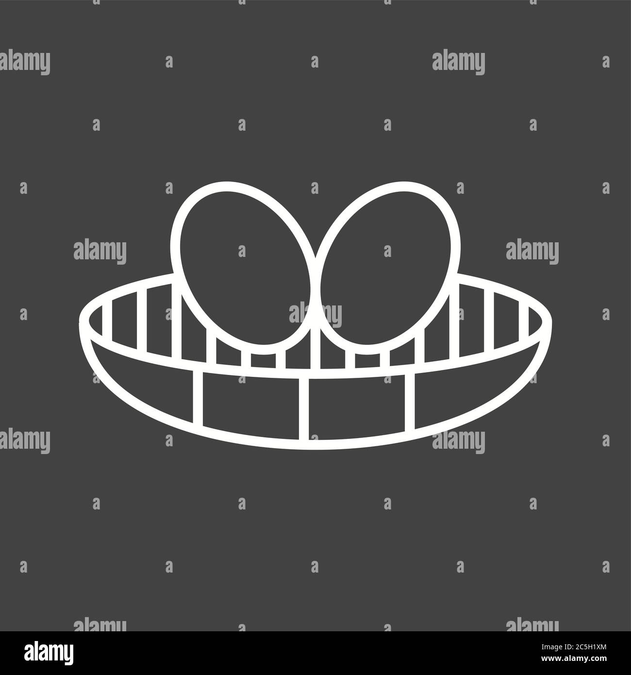 Unique birds nest Vector Line Icon Stock Vector Image & Art - Alamy