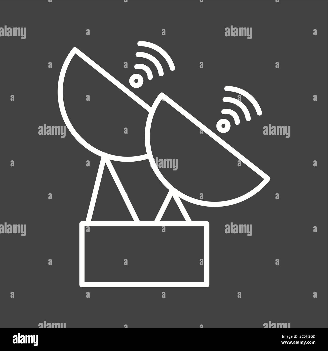 Two satellites hi-res stock photography and images - Alamy