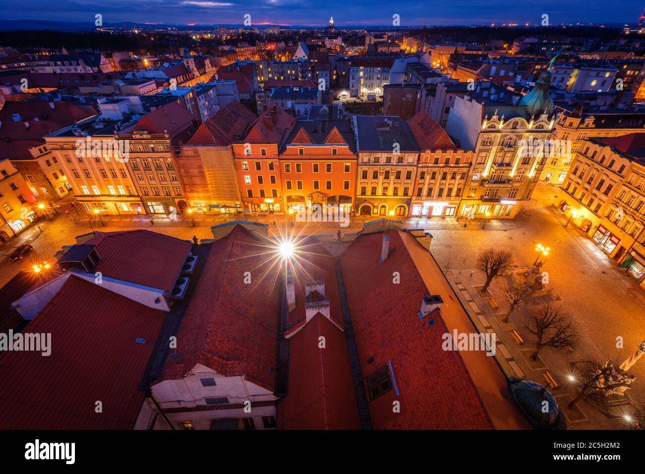 Architecture of Swidnica. Swidnica, Lower Silesia, Poland Stock Photo ...