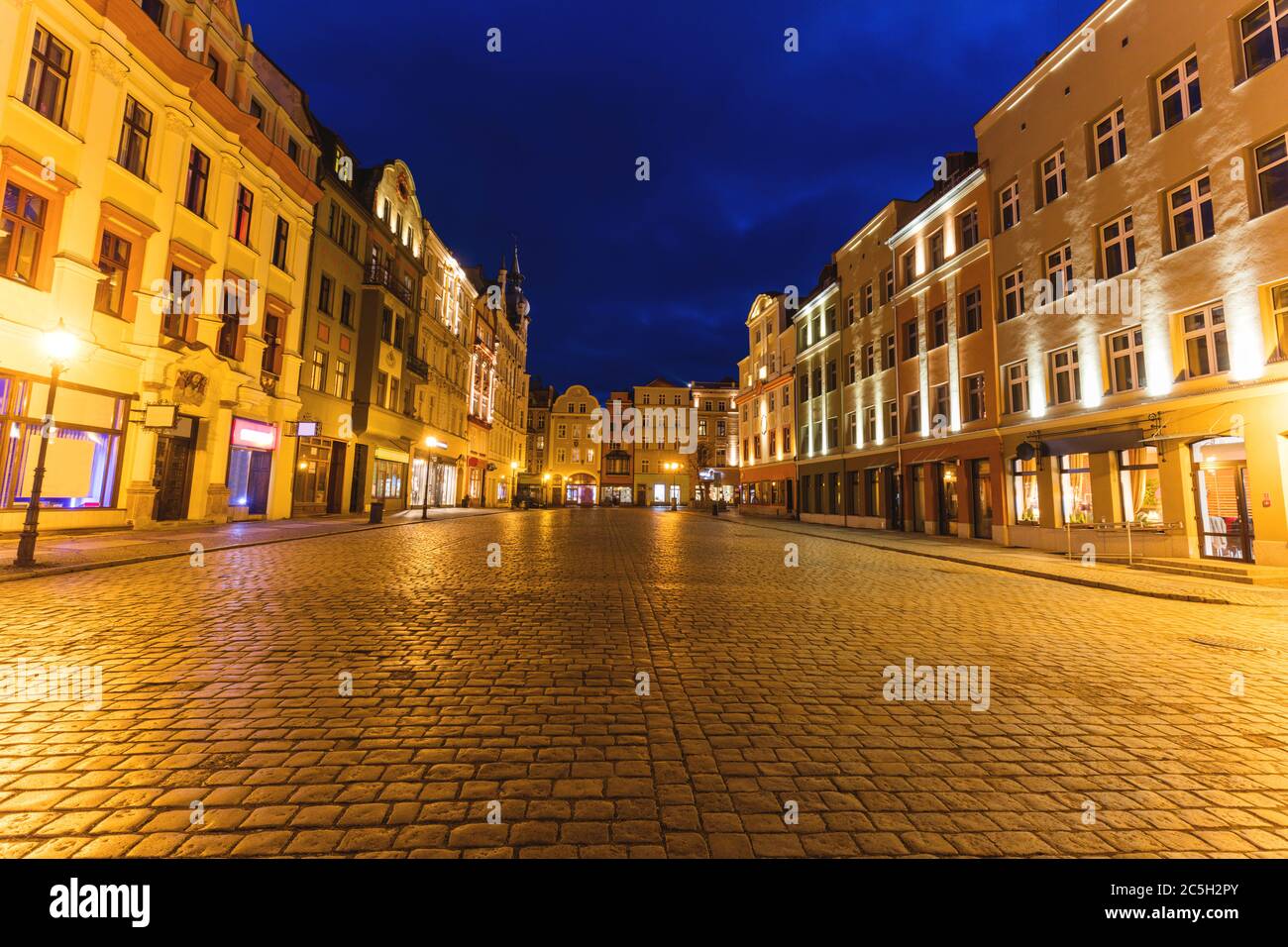 Architecture of Swidnica. Swidnica, Lower Silesia, Poland Stock Photo ...