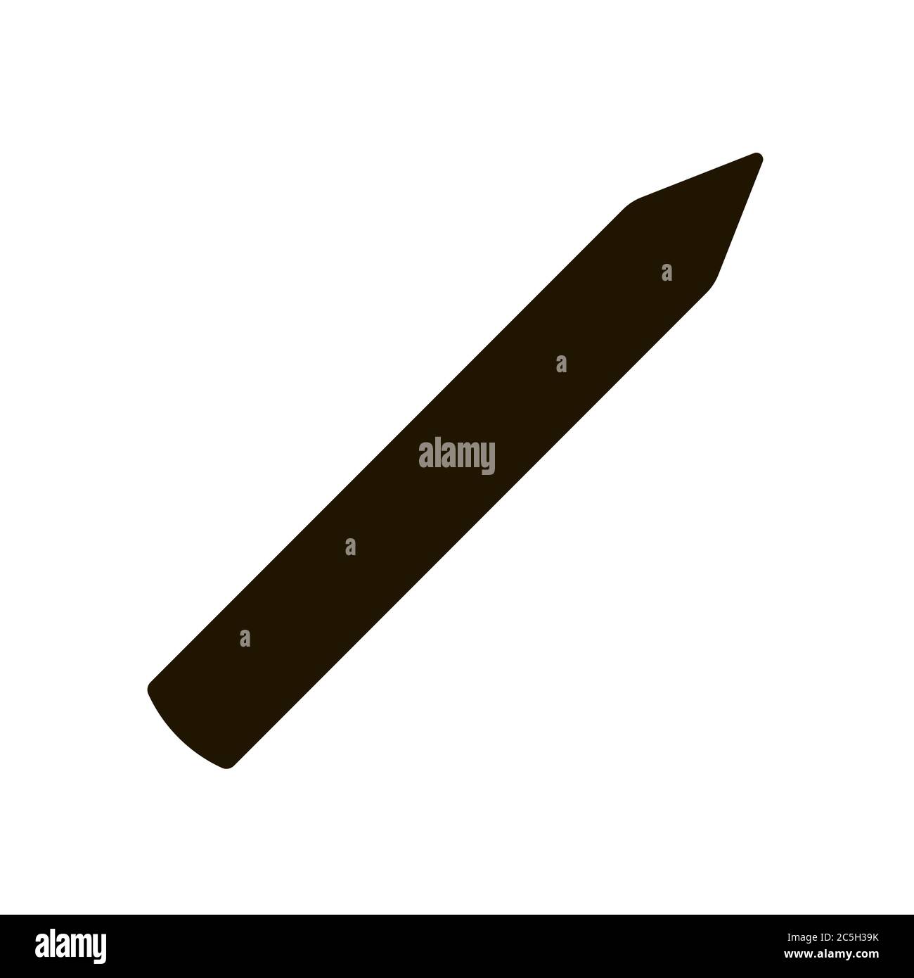 Pencil icon on white background. EPS 10. Vector illustration Stock ...