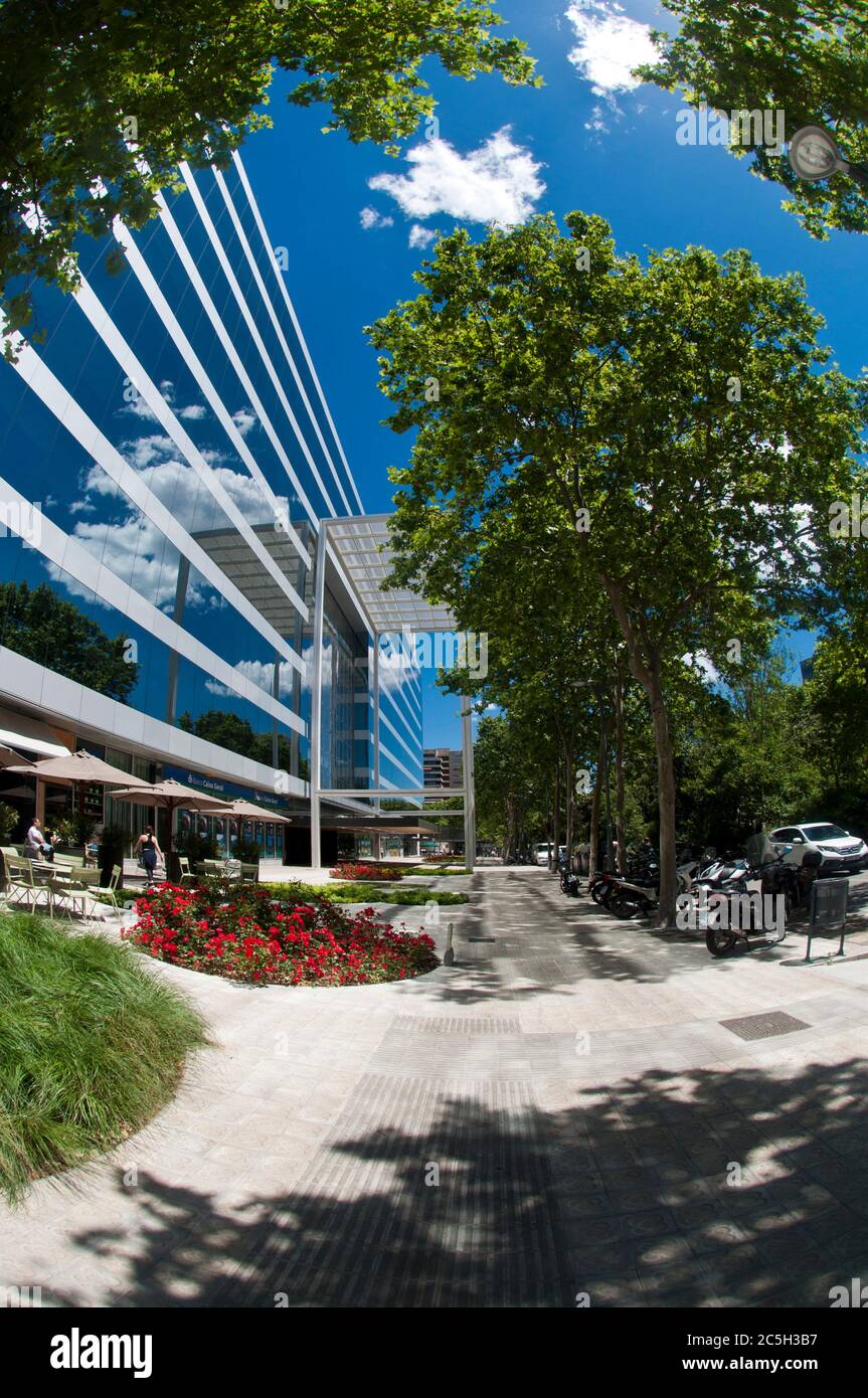 Avenue Diagonal, Barcelona High Resolution Stock Photography and Images ...