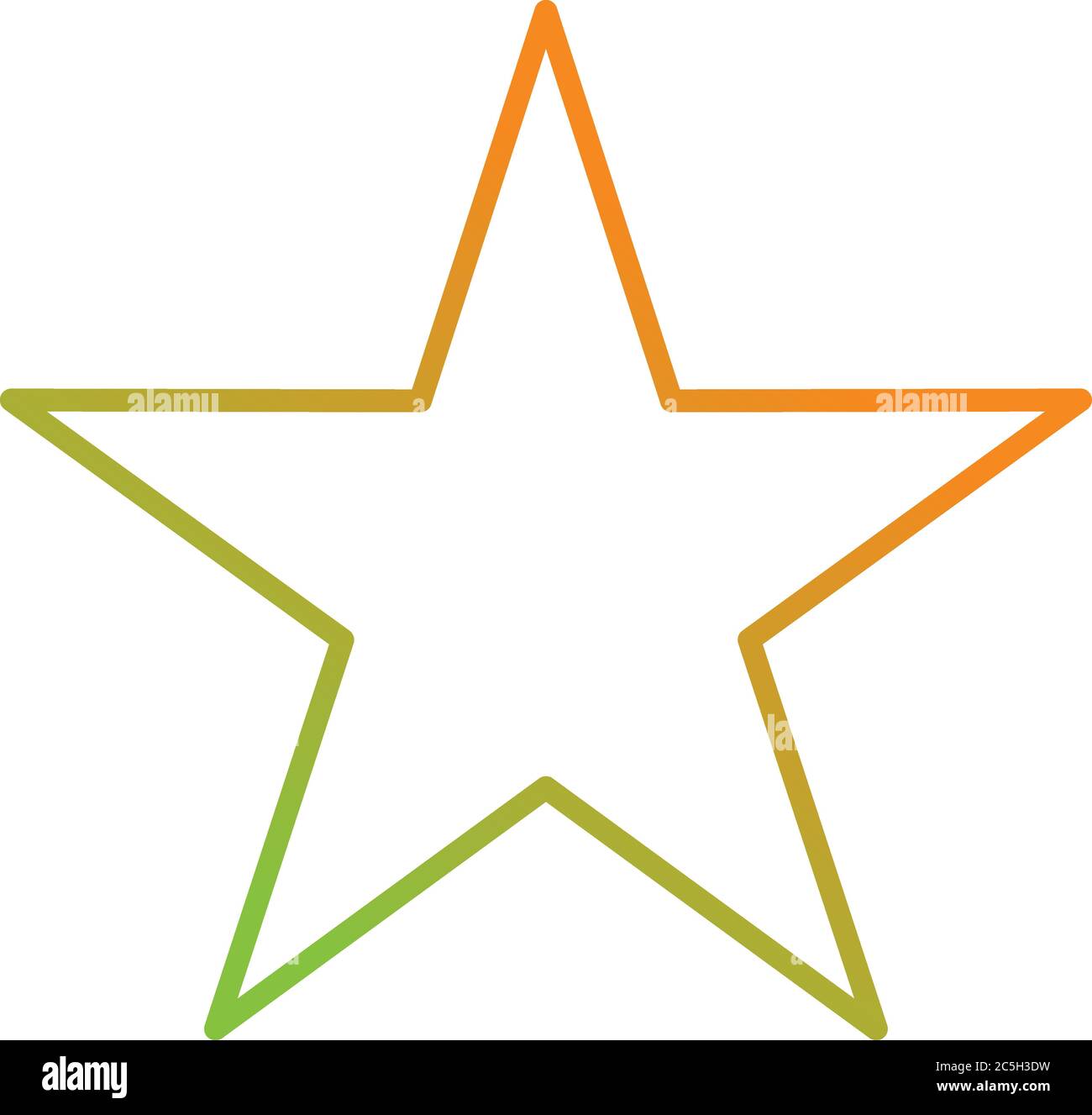 Unique Star Vector Line Icon Stock Vector Image & Art - Alamy