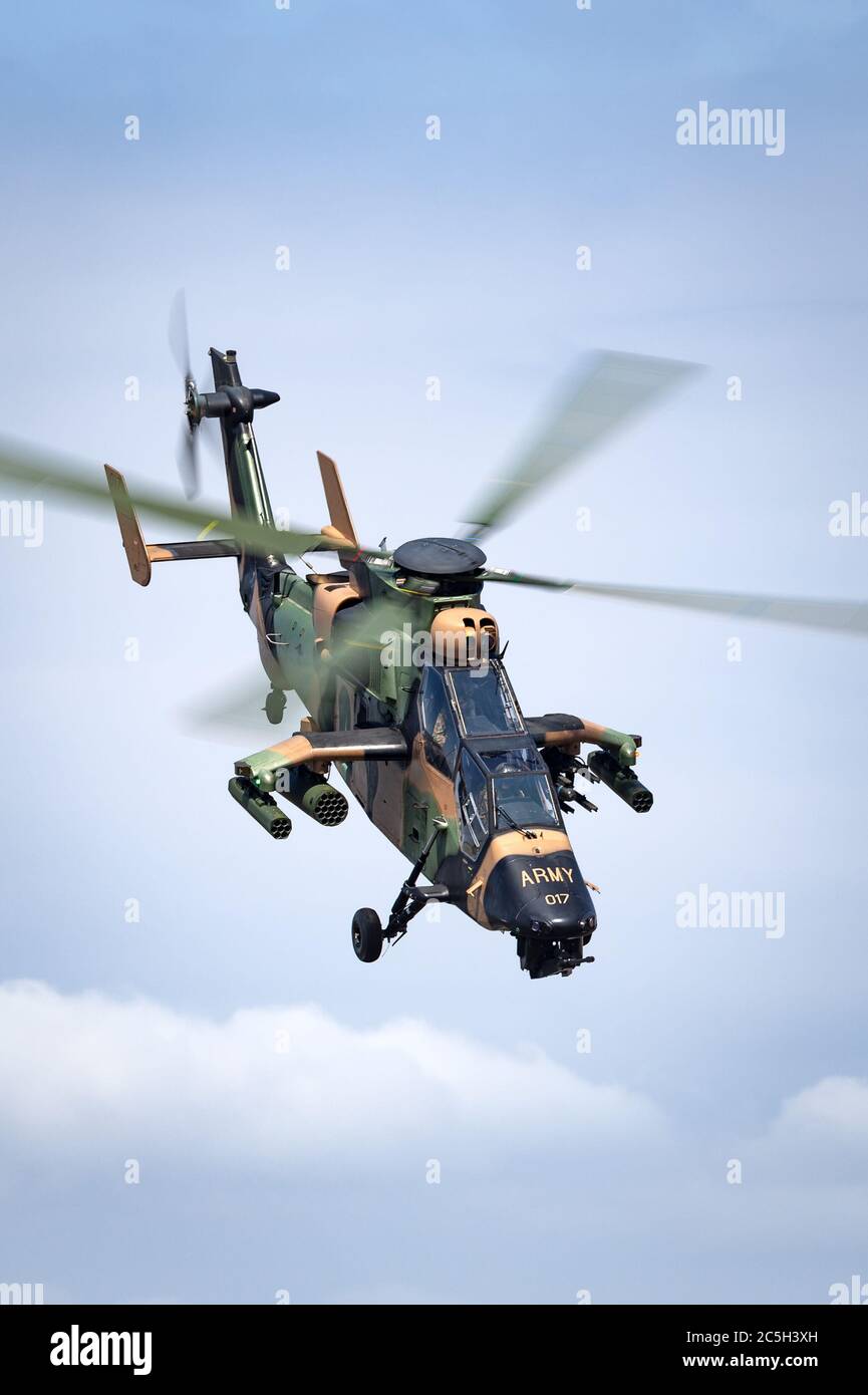 Australian Army Eurocopter Tiger ARH Armed reconnaissance helicopter ...