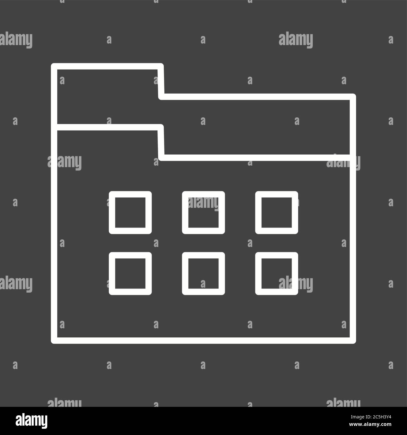 Unique File Manager Vector Line Icon Stock Vector Image & Art - Alamy