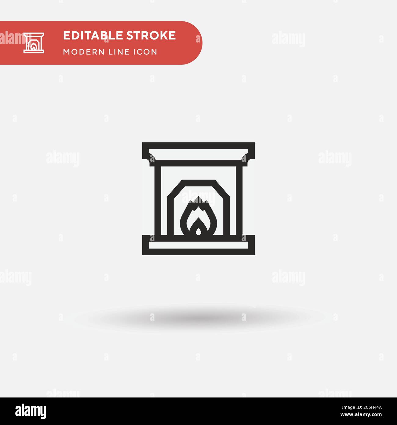 Chimney Simple vector icon. Illustration symbol design template for web ...