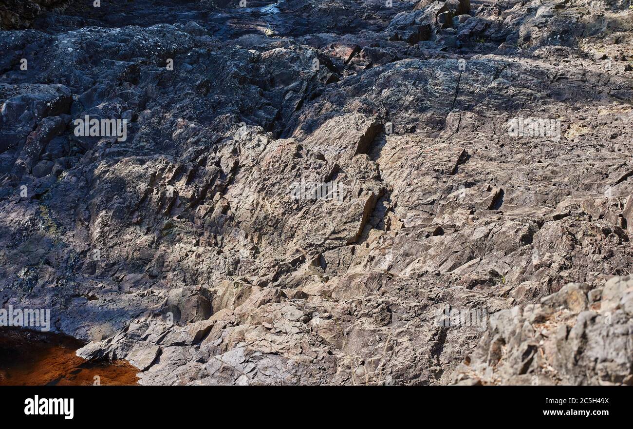 An ancient non-active volcano 2 billion years old. You can see the vent ...