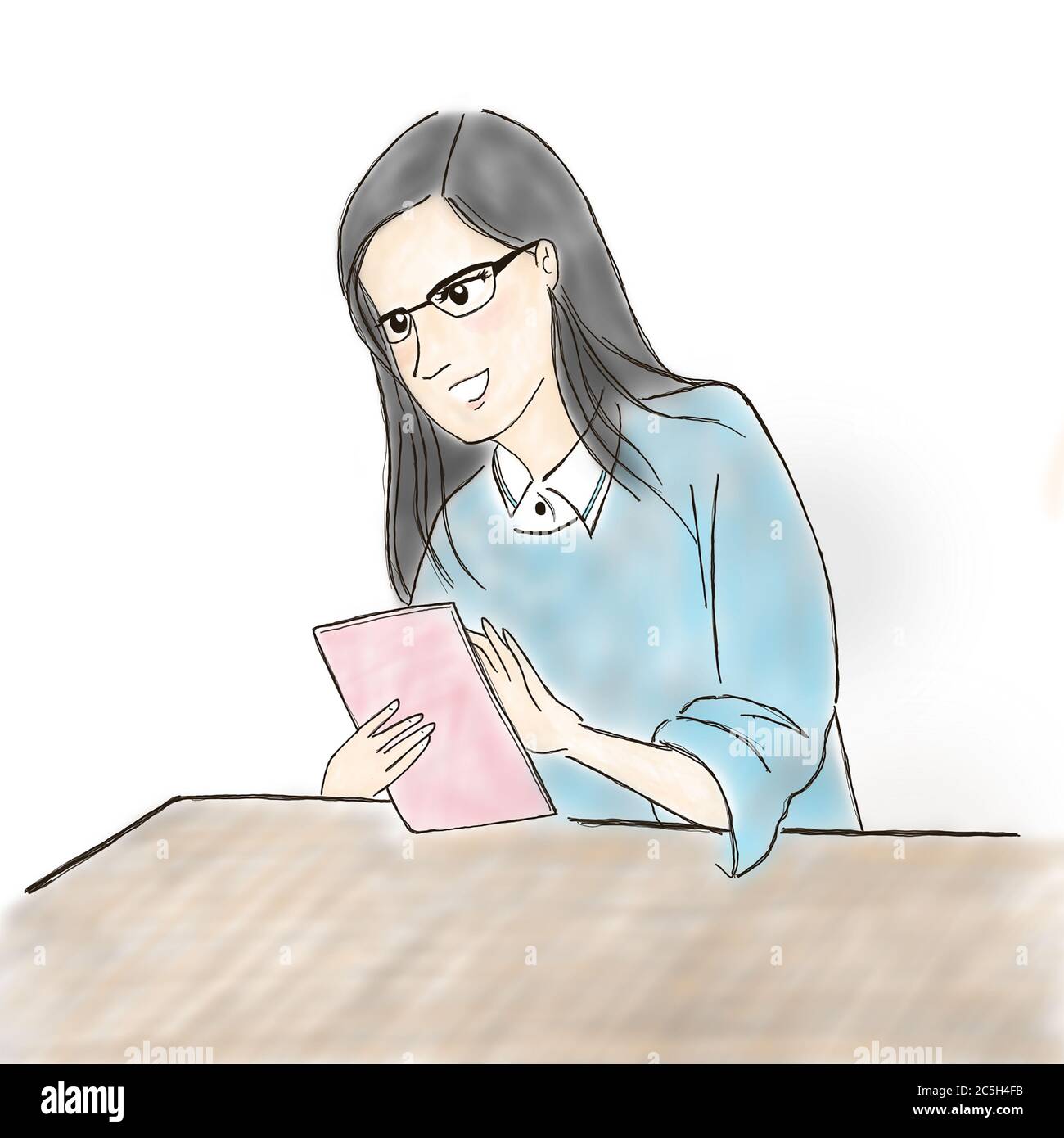 Women using iPad Stock Photo - Alamy