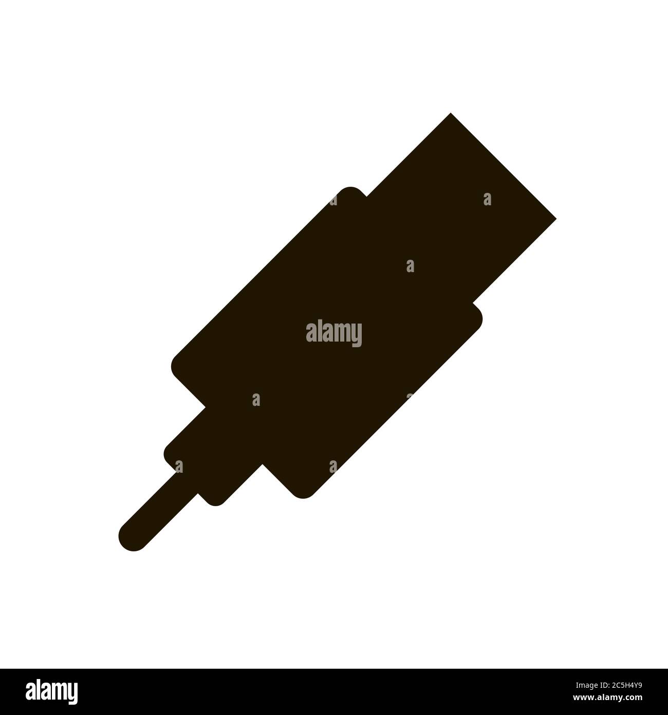 Usb port icon on white background. Illustration eps 10 Stock Vector ...