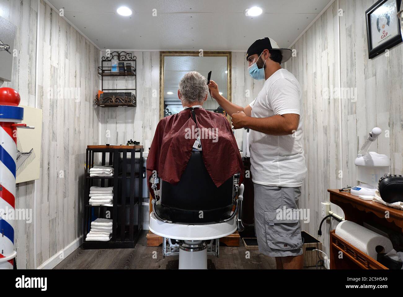 New York City, USA. 30th June, 2020. Wearing masks in the time of COVID ...