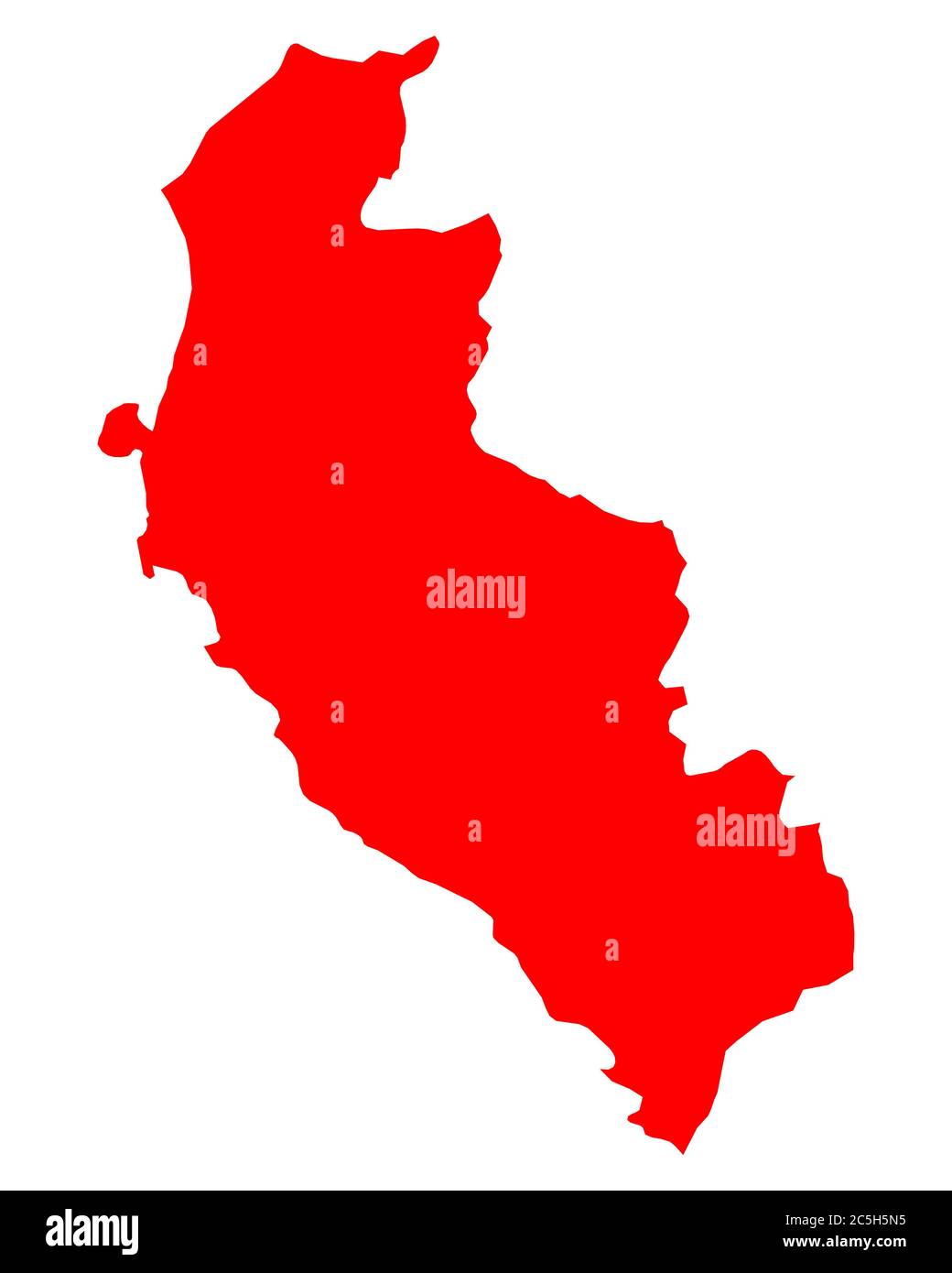 Map of Ica Stock Photo - Alamy