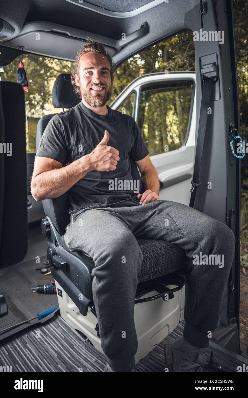 Inside caravan hi-res stock photography and images - Alamy