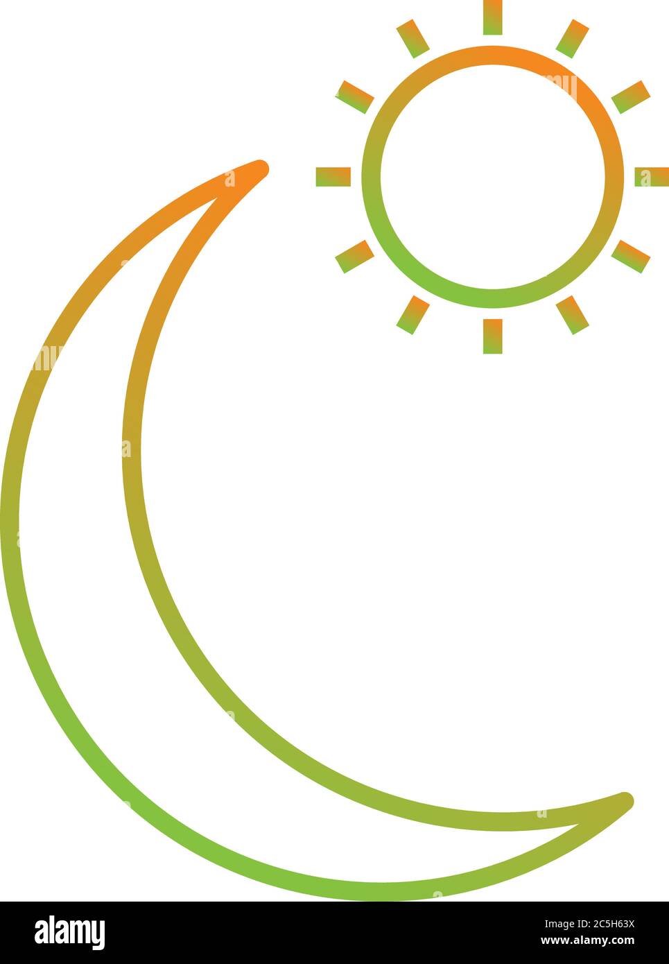 Unique Sun And Planet Vector Line Icon Stock Vector Image & Art - Alamy