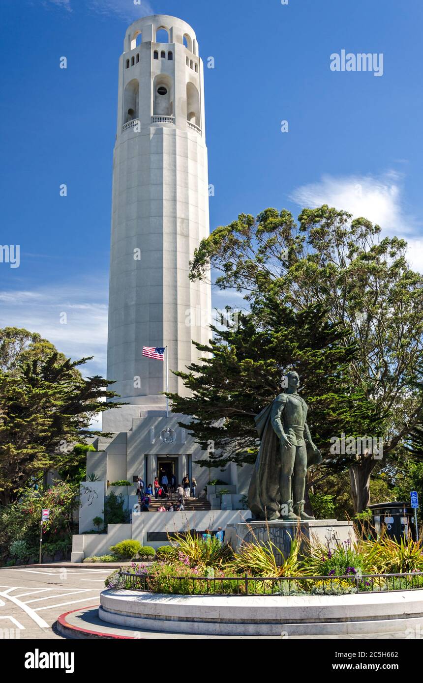 Coit coit tower hi-res stock photography and images - Alamy