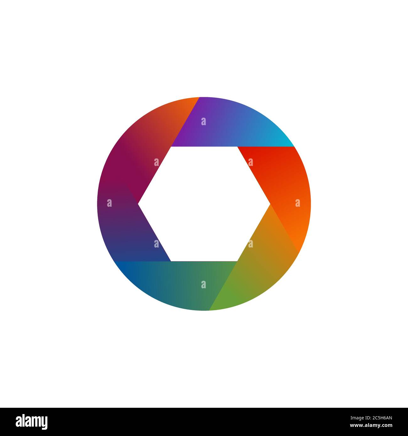 camera lens colorful vector design template illustration Stock Vector ...